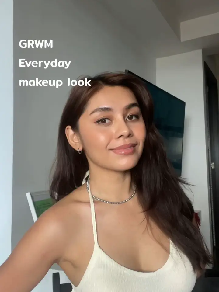 GRWM:Everyday makeup look🍑 | วิดีโอที่เผยแพร่โดย Wipa Khan | Lemon8