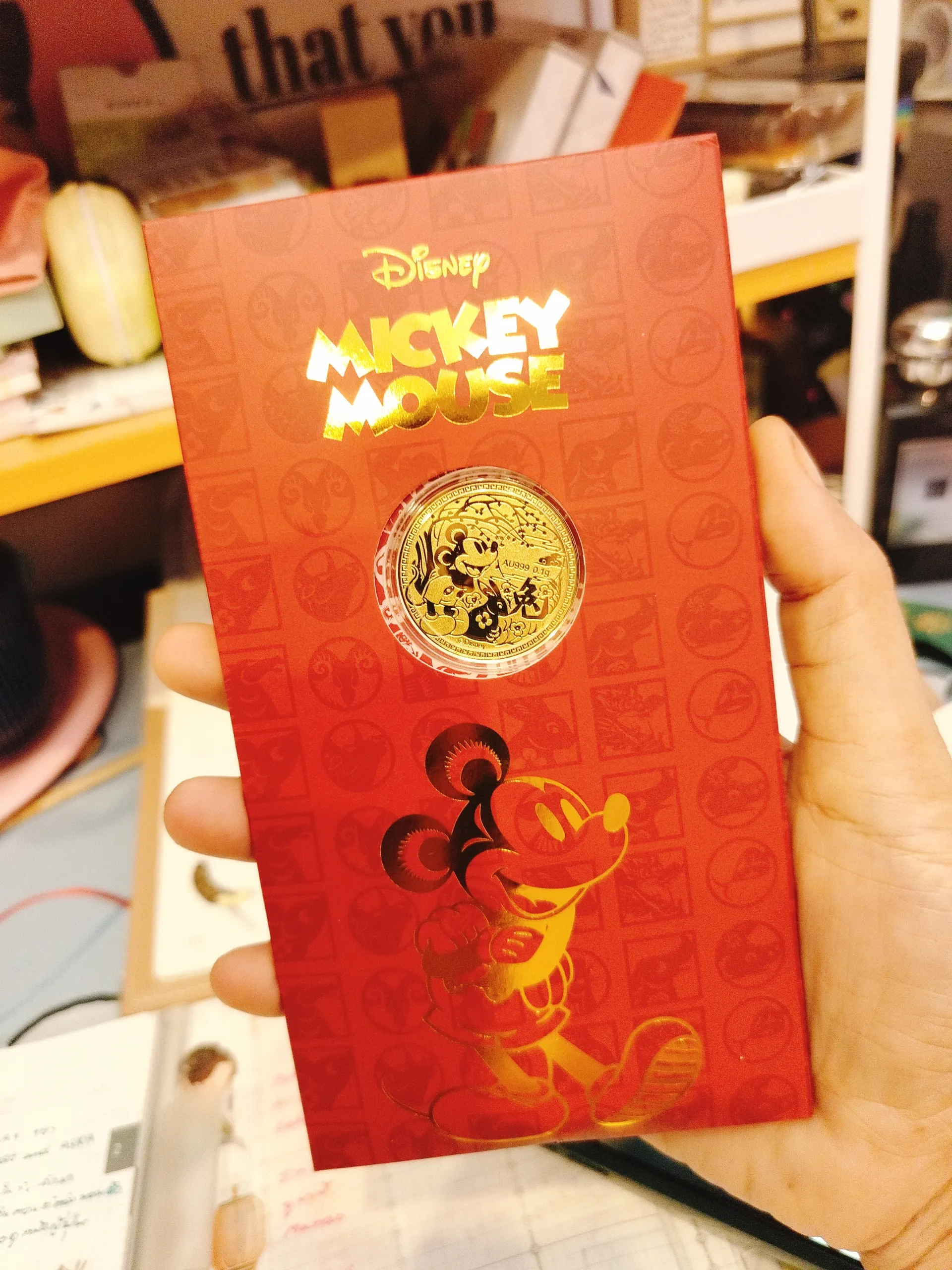 Mickey Chinese New Year Gold | Gallery posted by spellsofwitch | Lemon8