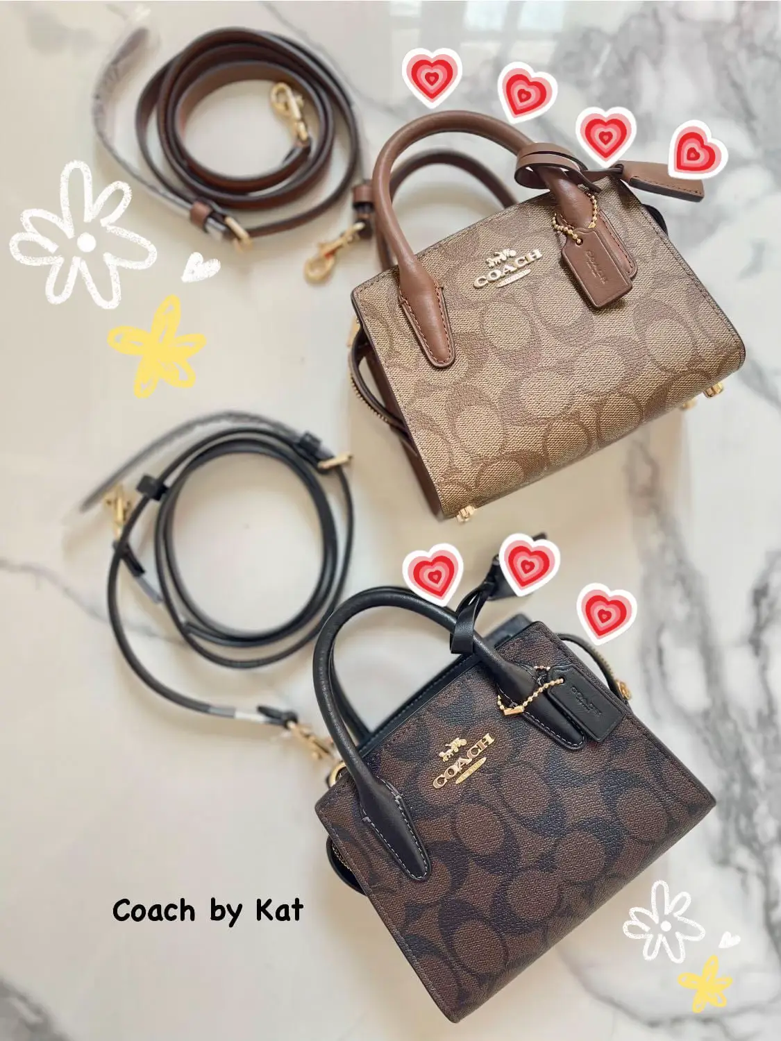 รุ่นใหม่ Coach Andrea mini carryall | แกลเลอรีที่โพสต์โดย Kimmy Pannie ...