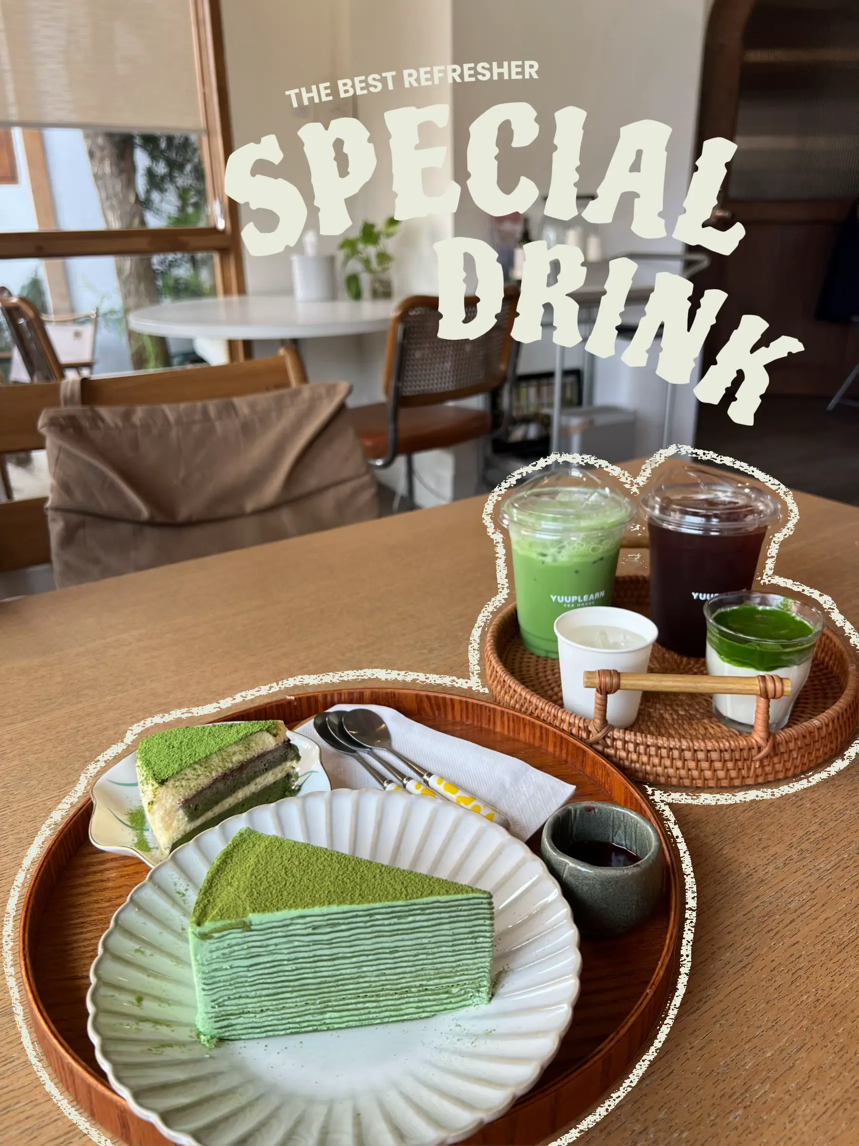 YUUPLEARN | คาเฟ่มัทฉะที่จริงใจจจจ🍵 | แกลเลอรีที่โพสต์โดย AOR🌷 | Lemon8