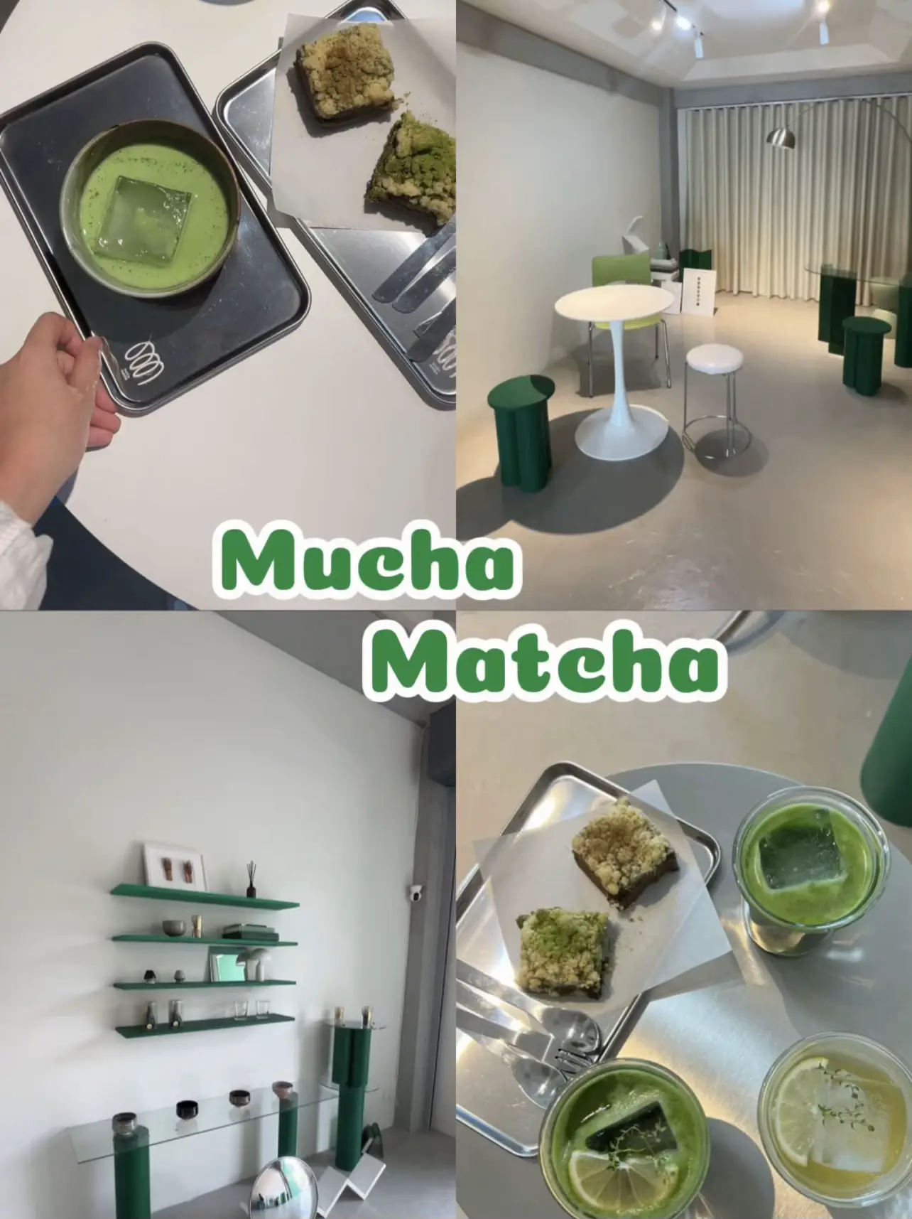 คาเฟ่มัทฉะ 🍵🍰 | แกลเลอรีที่โพสต์โดย BELL ̈ | Lemon8