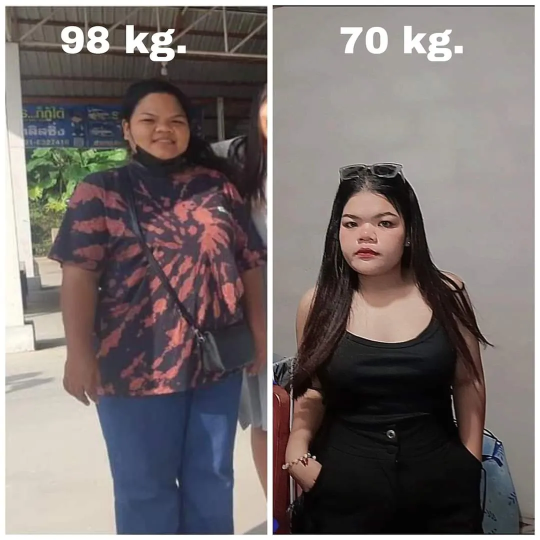 ลดน้ำหนัก -28 kg. ใช้เวลา 9 เดือน | แกลเลอรีที่โพสต์โดย Phonlaphat | Lemon8