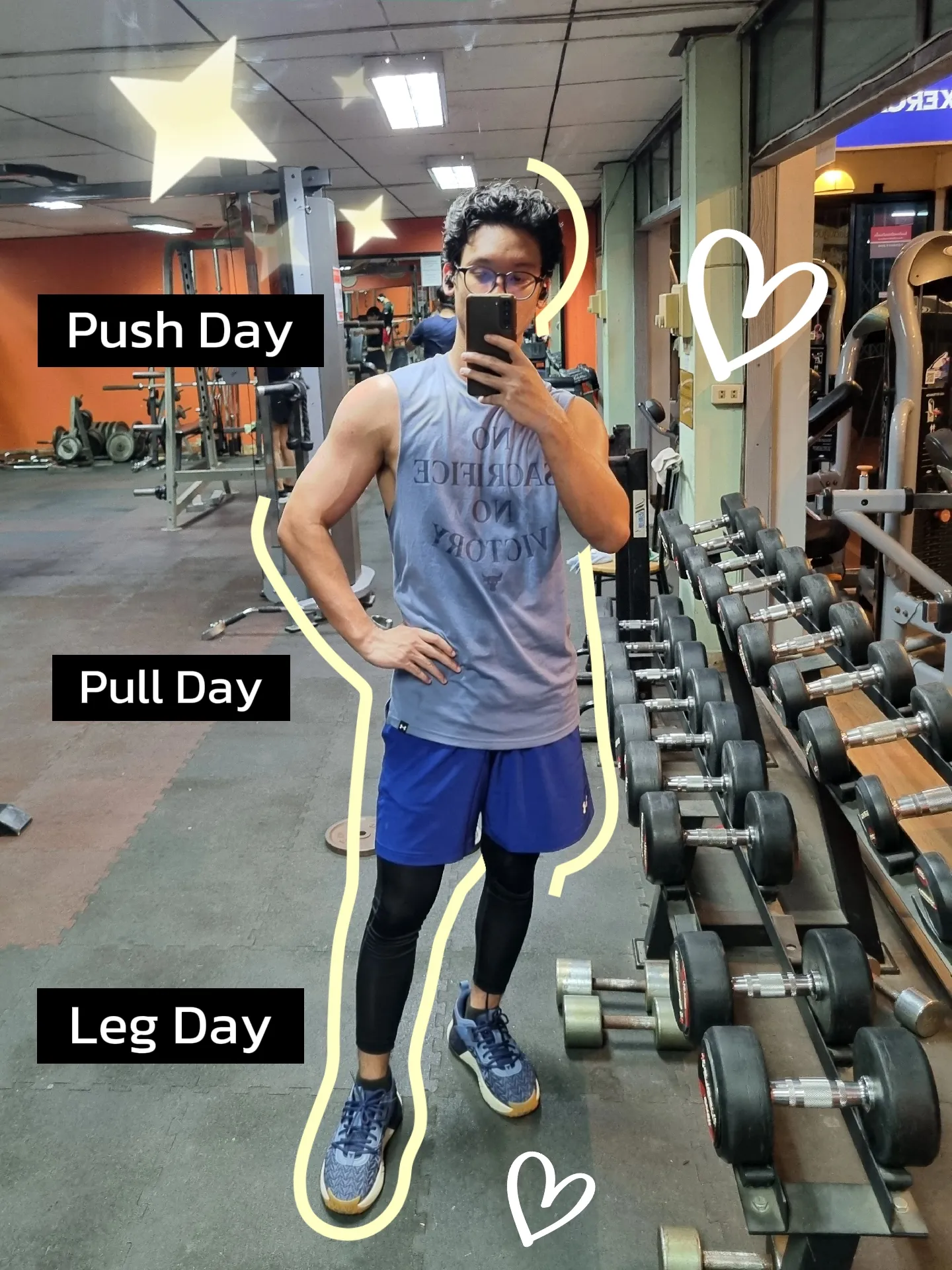 PUSH DAY | แกลเลอรีที่โพสต์โดย antoniya_tod | Lemon8