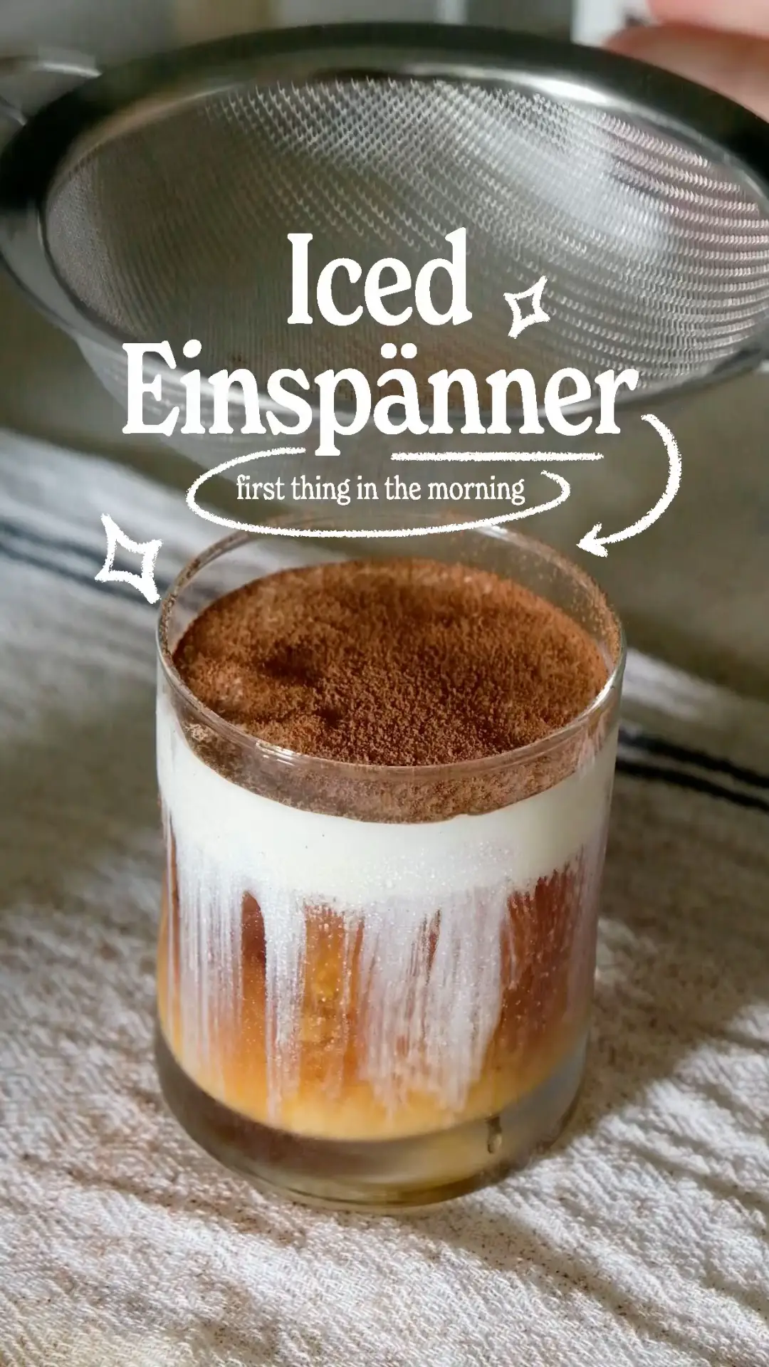 ☀️Homecafe☕️🍫Iced Einspanner 5 Mins | Video published by twohermits.sg | Lemon8