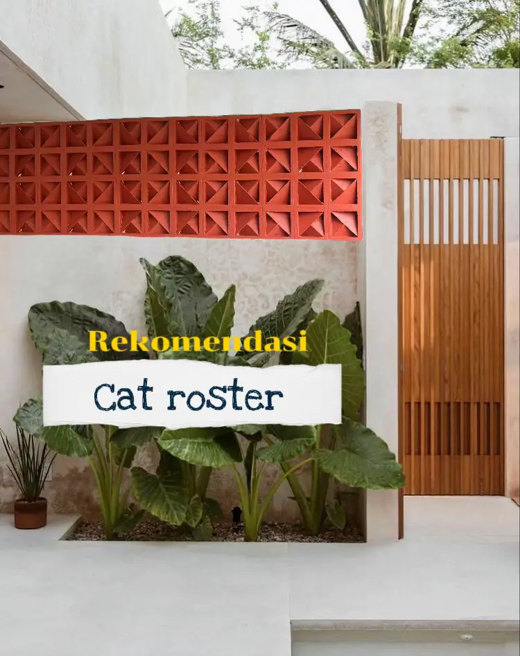 Rekomendasi cat roster terracotta! | Galeri diposting oleh Annisaades ...