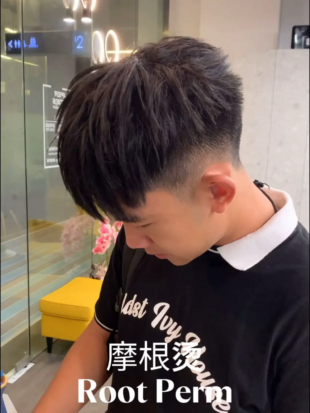 🇸🇬 Root Perm 男士摩根碎盖 立马解锁颜值😍 | Video published by 🇸🇬Jerry发型设计师 ️ | Lemon8