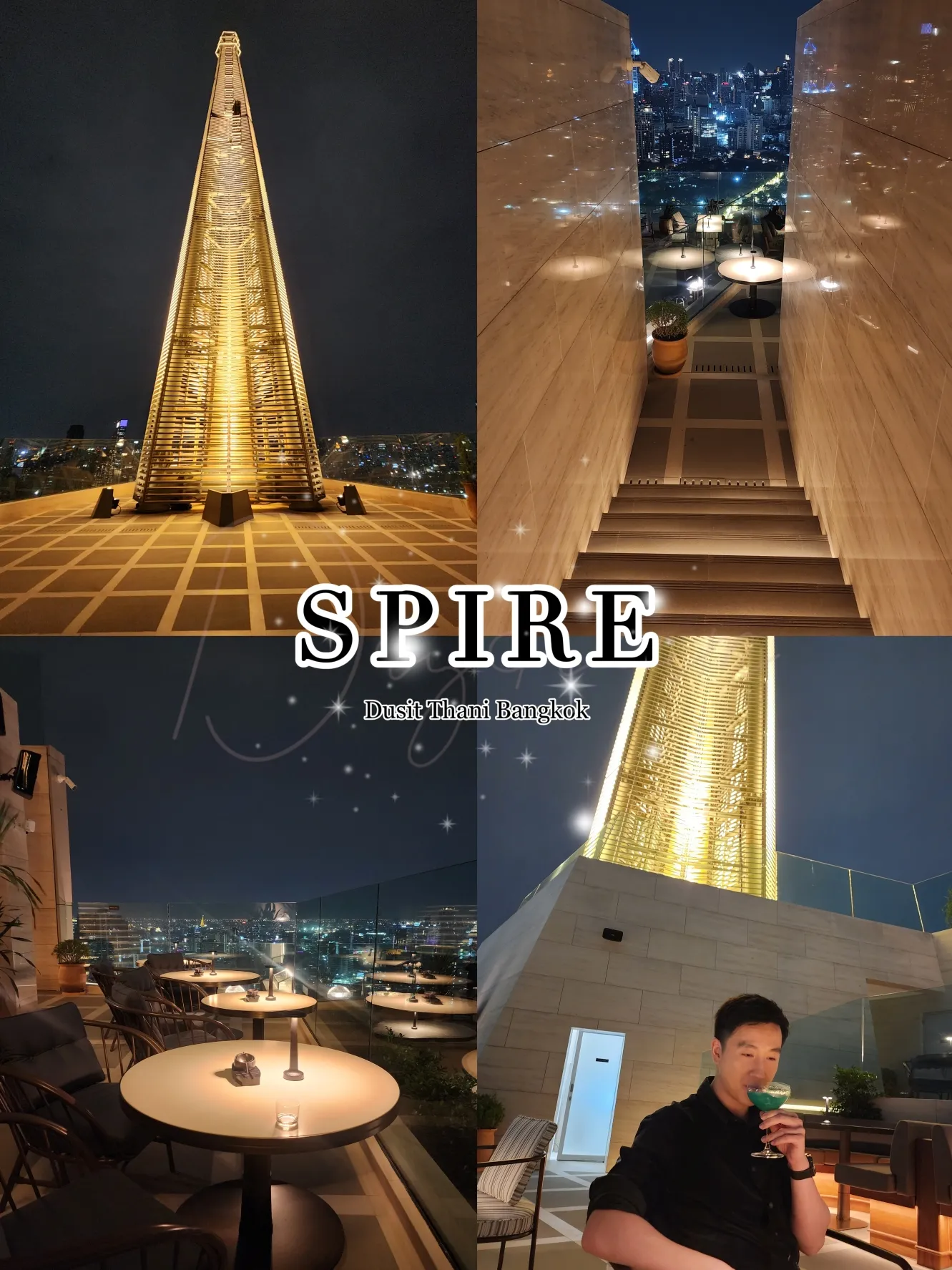 1970 Bar | Spire Rooftop Bar 📍Dusit Thani Bangkok | แกลเลอรีที่โพสต์โดย ...