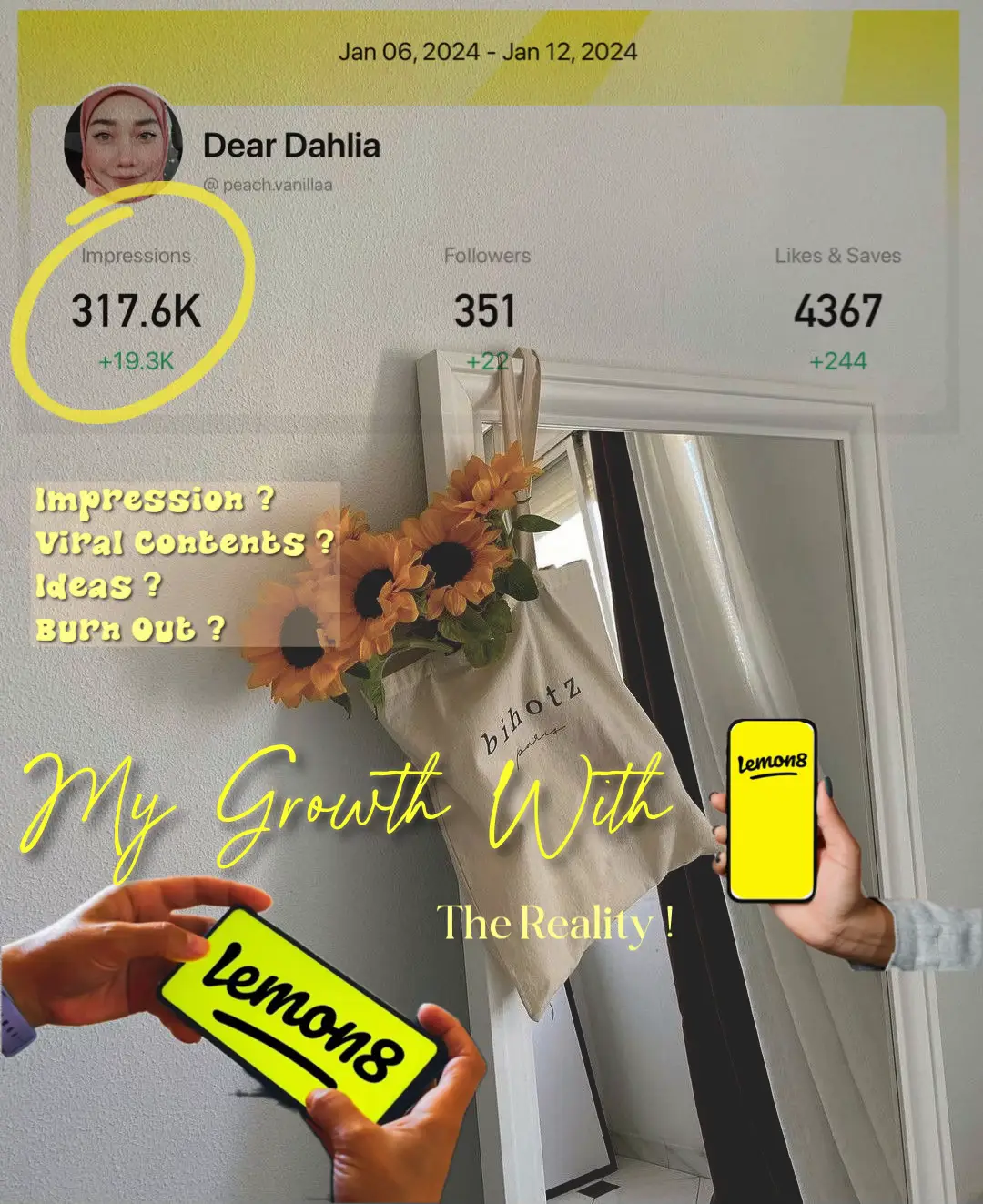 𝟮𝟬𝟮𝟯 𝙅𝙊𝙐𝙍𝙉𝙀𝙔 𝙒𝙄𝙏𝙃 𝙇𝙀𝙈𝙊𝙉𝟴 🍋 | The Reality | Galeri disiarkan oleh Dear Dahlia | Lemon8