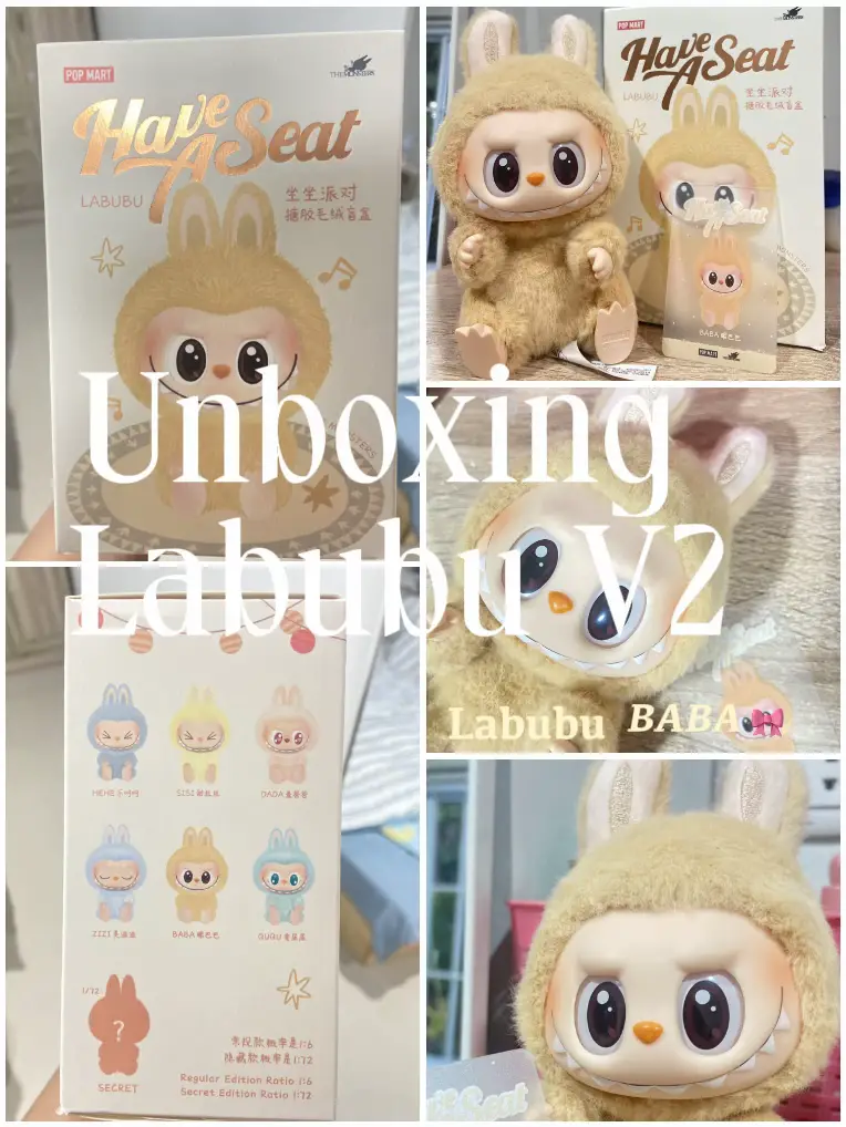 Unboxing Labubu V2 | แกลเลอรีที่โพสต์โดย 🪼ʜᴇʟʟᴏ ᴊᴇʟʟʏ 🪼 | Lemon8