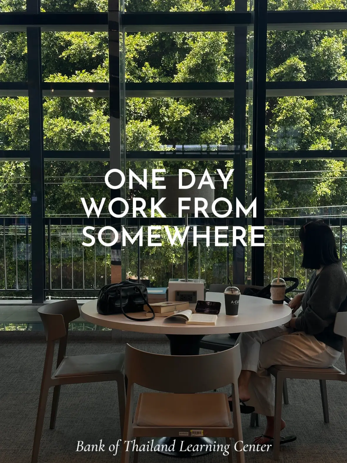 ONE day work from BOT Learning Center & OOTD 💻🌳🪑📓 | แกลเลอรีที่โพสต์โดย ...