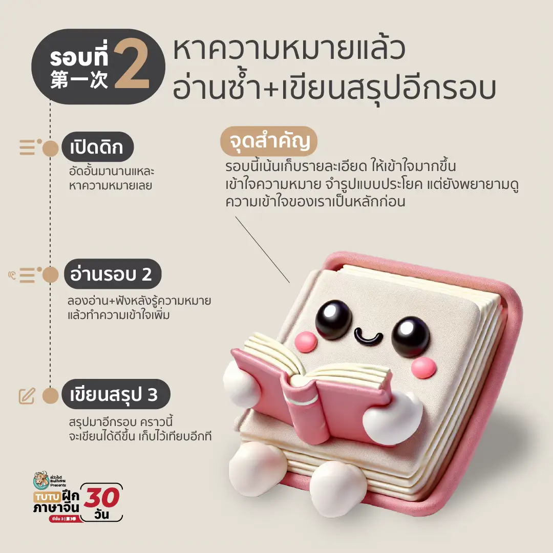 📚🇨🇳 ลองอ่านจีน 3 รอบดูสิ ฝึกภาษาจีนได้ดีขึ้นอีกเยอะ | แกลเลอรีที่โพสต์โดย Tutustory | Lemon8