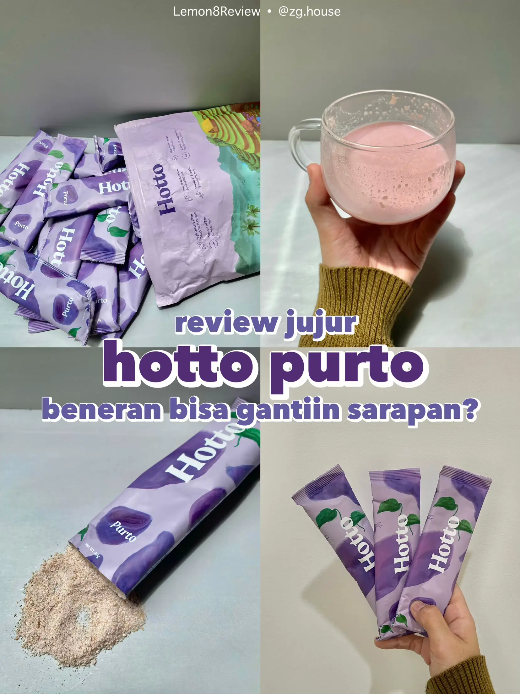 Honest Review Multigrain Drink Viral : HOTTO | Video dipublikasikan ...
