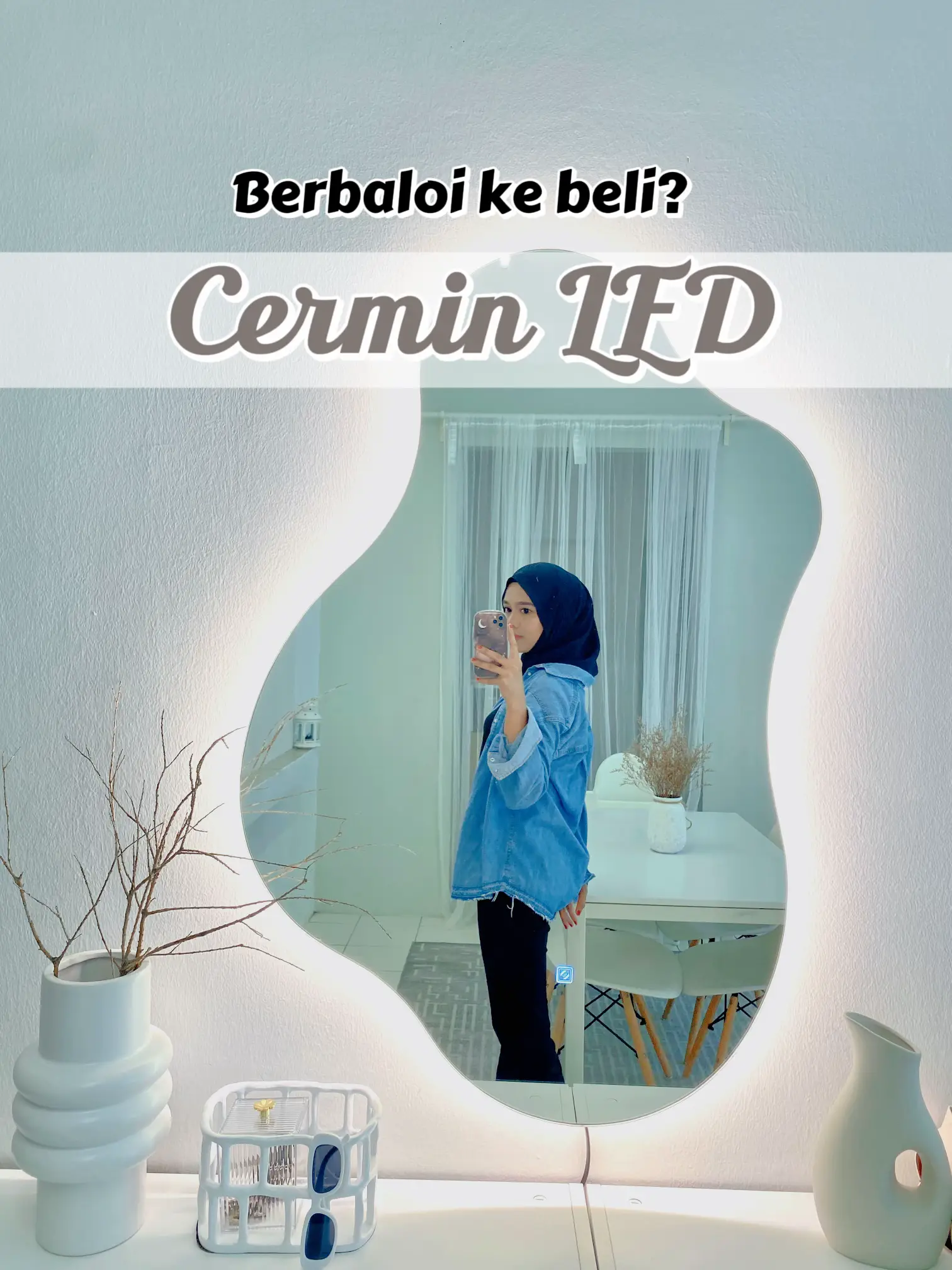 Cermin LED NI MAHAL KE? BERBALOI KE BELI? | Galeri disiarkan oleh ...