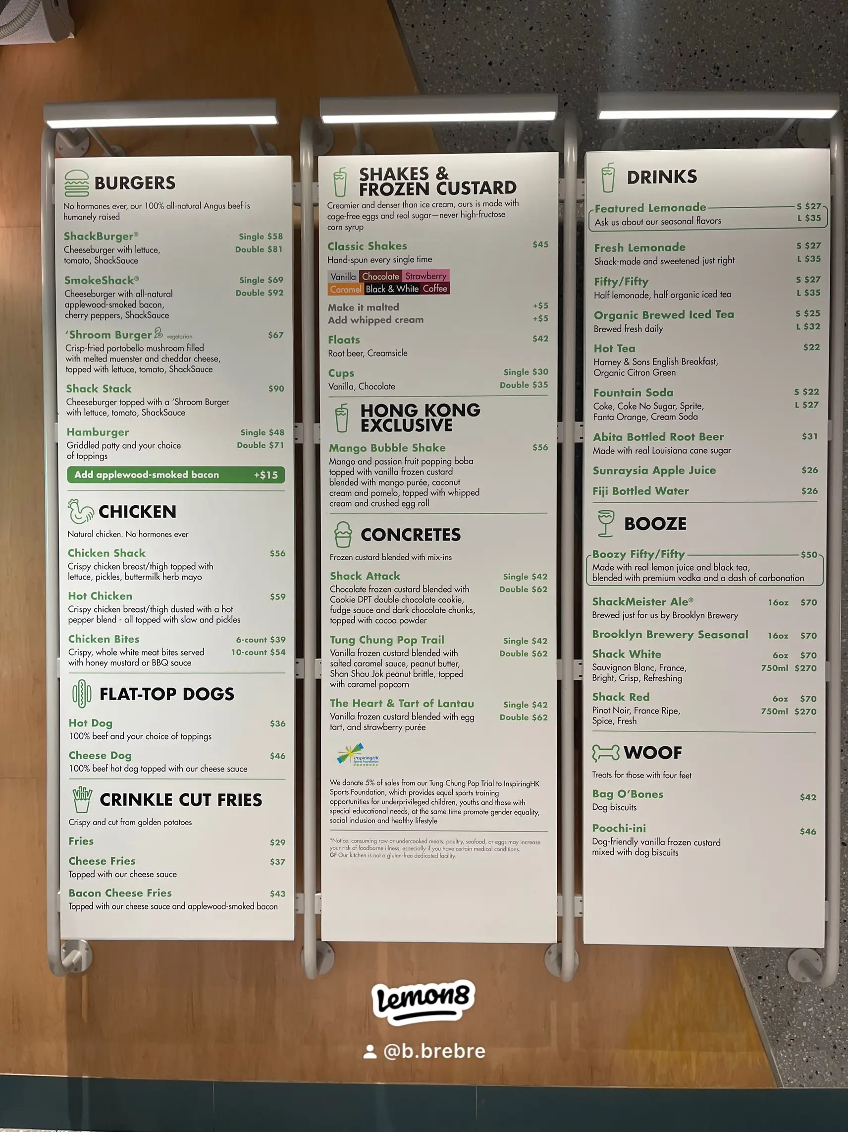 Shake Shack in Hong Kong 🇭🇰 | แกลเลอรีที่โพสต์โดย B. | Lemon8
