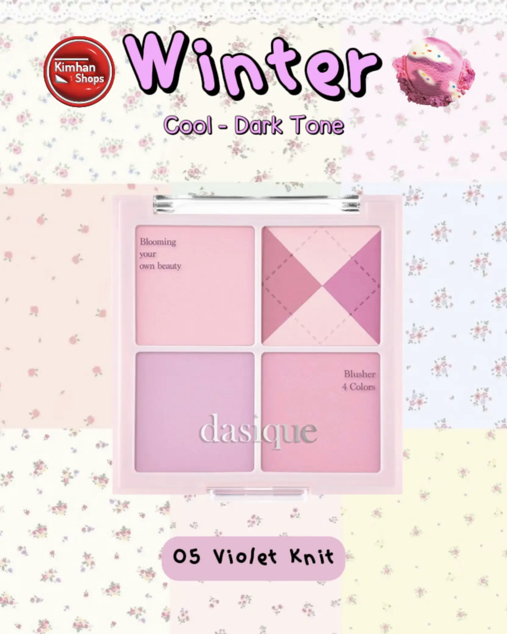 K : บลัช Dasique🩷🩵 | แกลเลอรีที่โพสต์โดย Kimhanshops | Lemon8