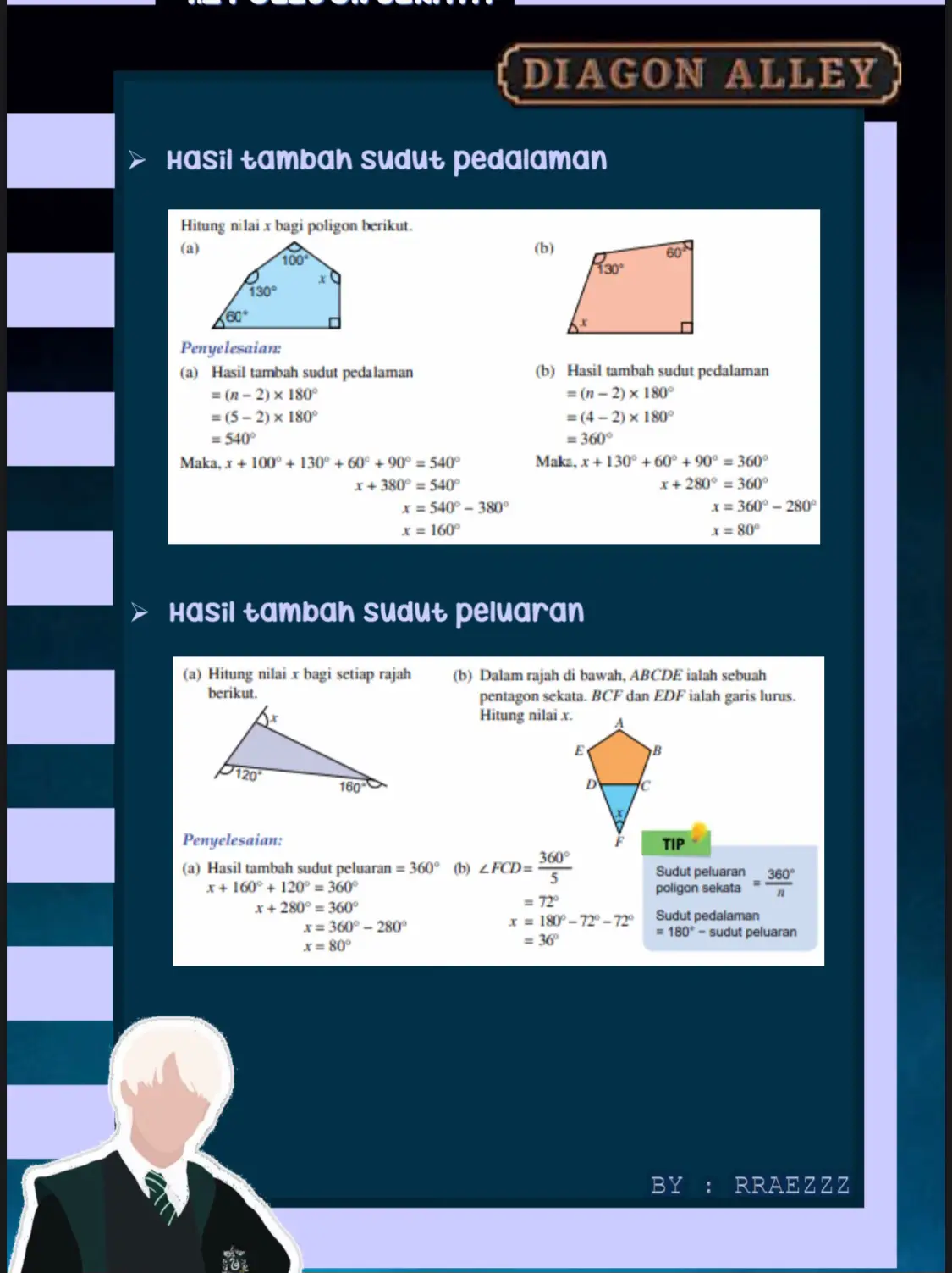MATH FORM 2:BAB 4 POLIGON | Galeri diposting oleh qayyumdontcare | Lemon8