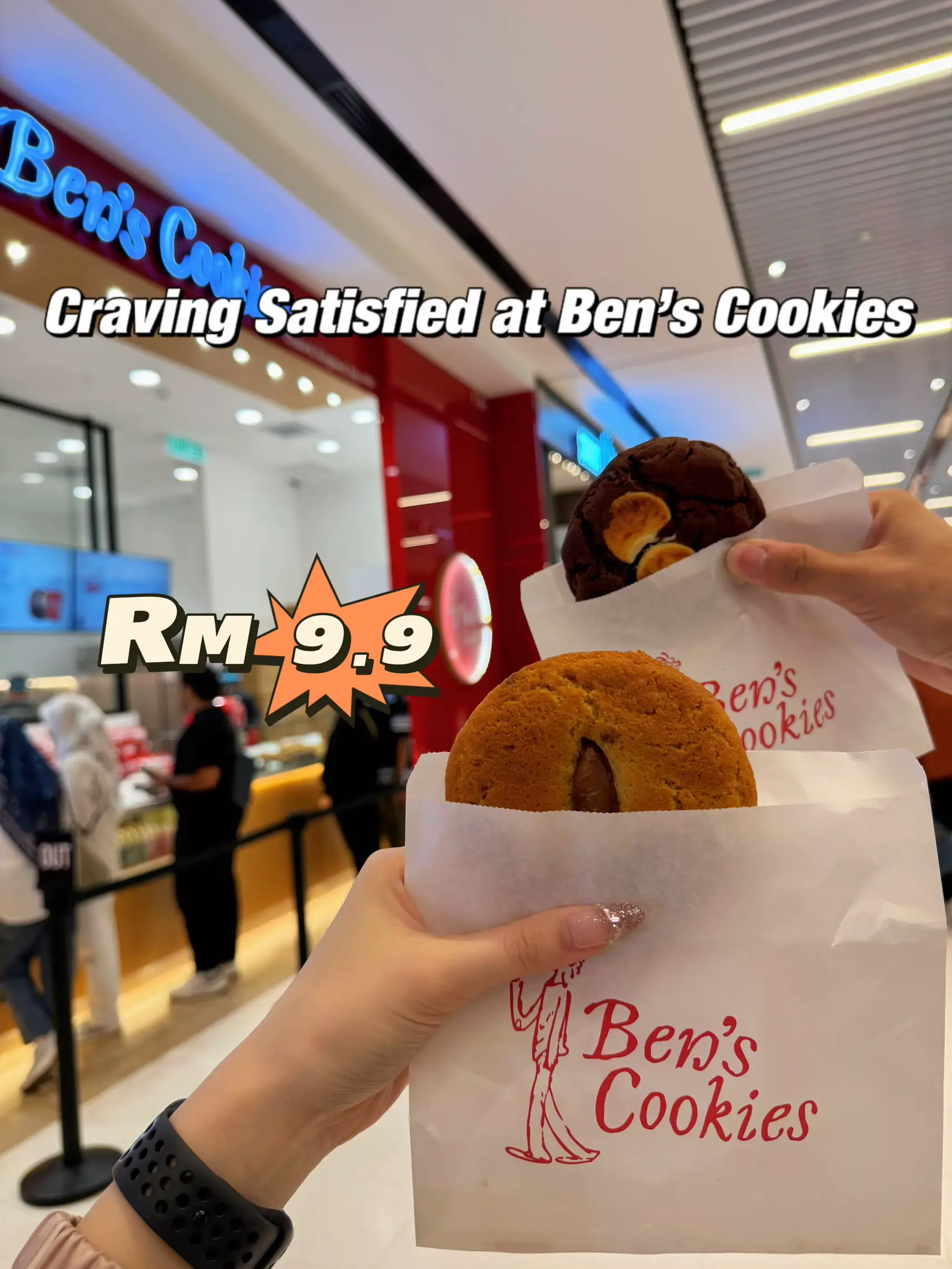 Long-awaited Ben’s Cookies is finally here 🍪🍪🍪 | Galeri disiarkan oleh Getbats | Lemon8