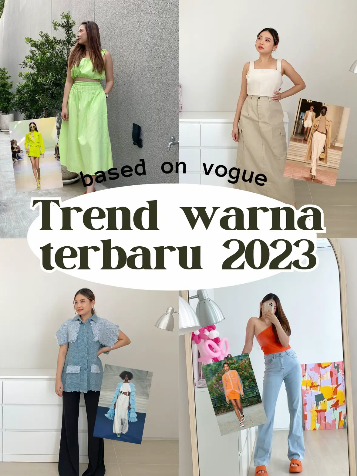 Trend warna terbaru 2023 based on vogue | Galeri diposting oleh Selly Sherwin | Lemon8