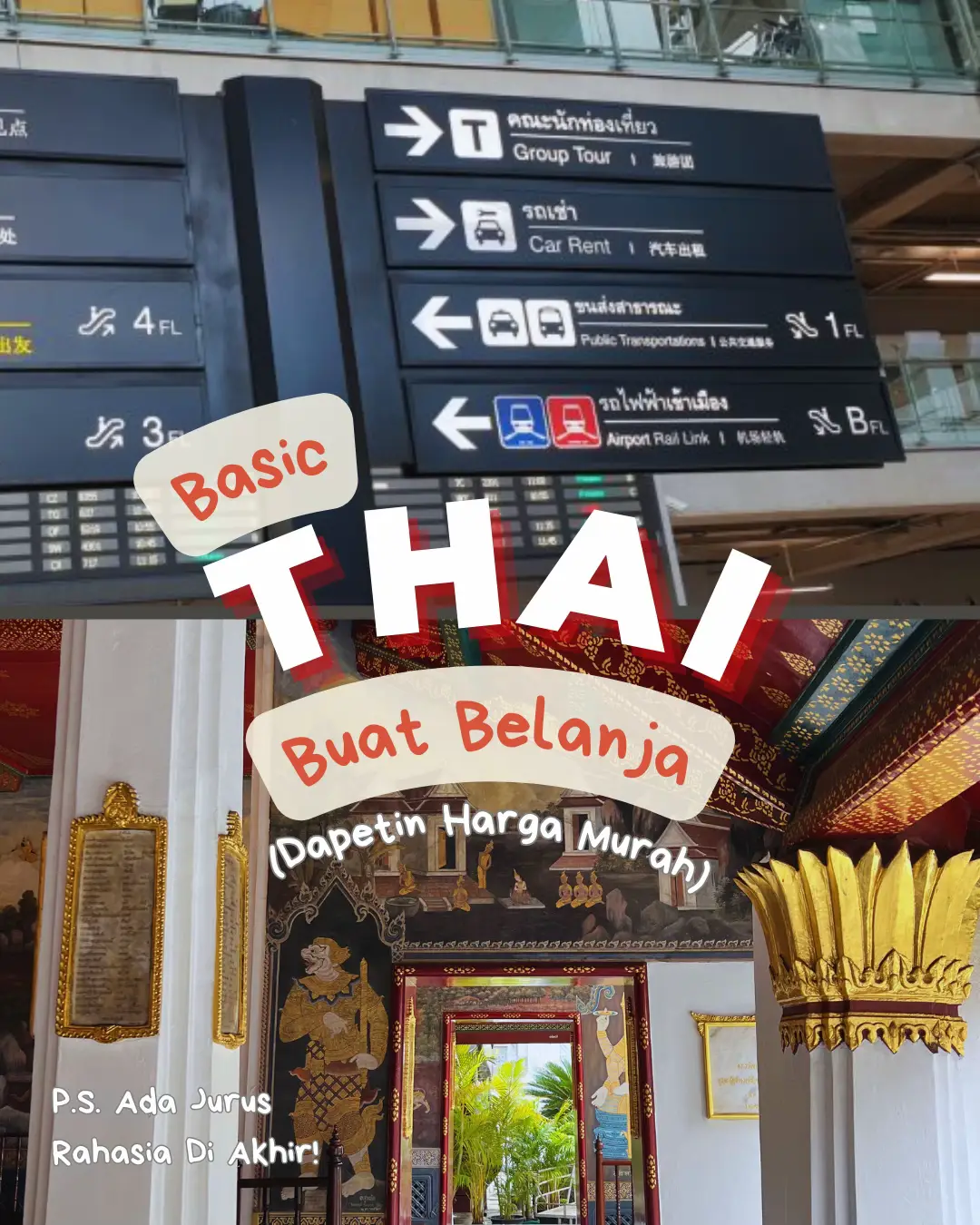 Basic Thai buat tawar-menawar👌🏼 | Galeri diposting oleh Audrey Nicole🌞 | Lemon8