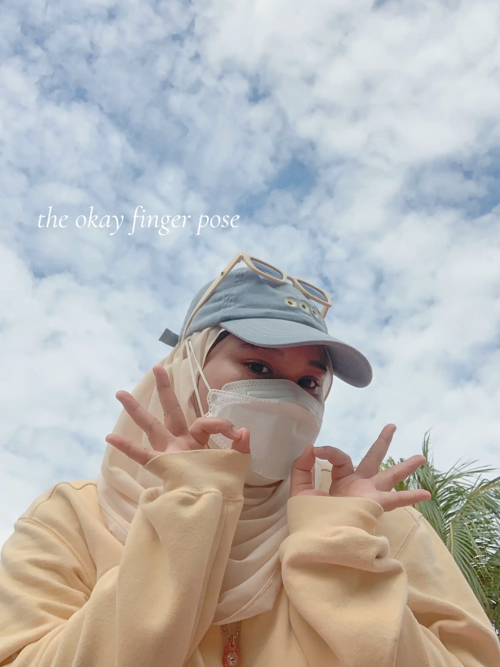 Good Sky Day Cute Shy Girl Poses | Galeri disiarkan oleh 아이린 | Lemon8