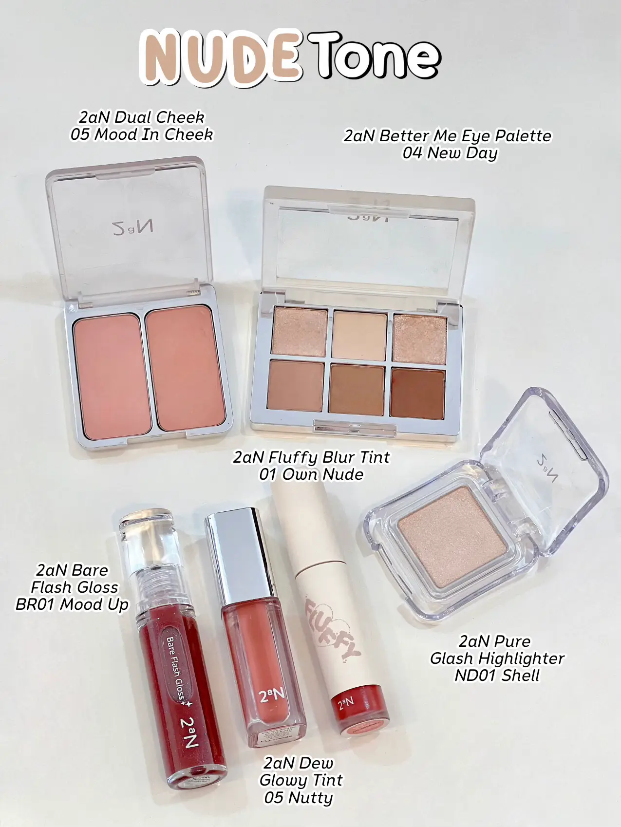 แปะพิกัดเมคอัพ 2aN แต่งง่ายทำถึงทุกลุค!!! | แกลเลอรีที่โพสต์โดย GIGIKOREA | Lemon8