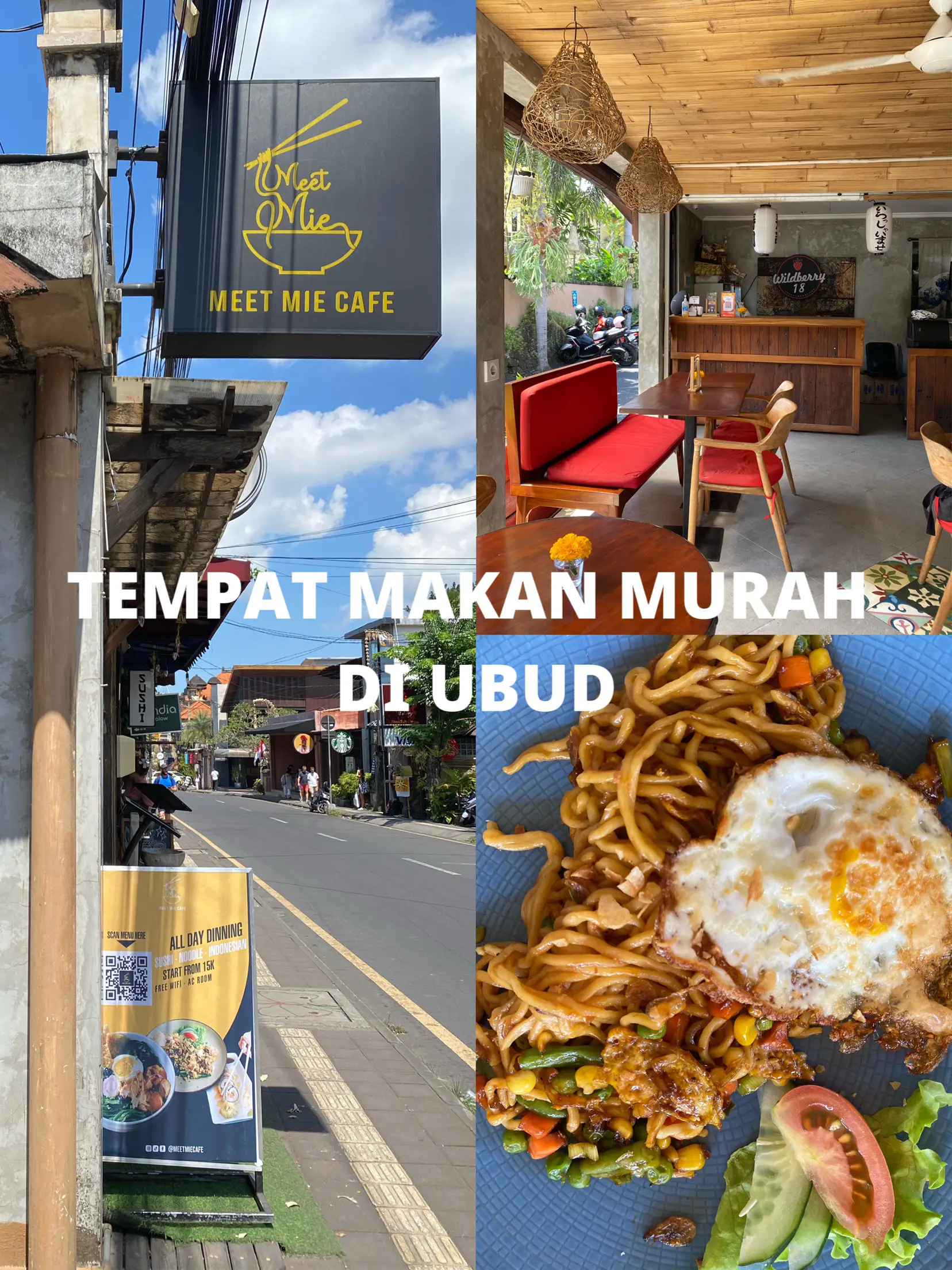TEMPAT MAKAN MURAH DI UBUD | Galeri diposting oleh jihan wilanda | Lemon8