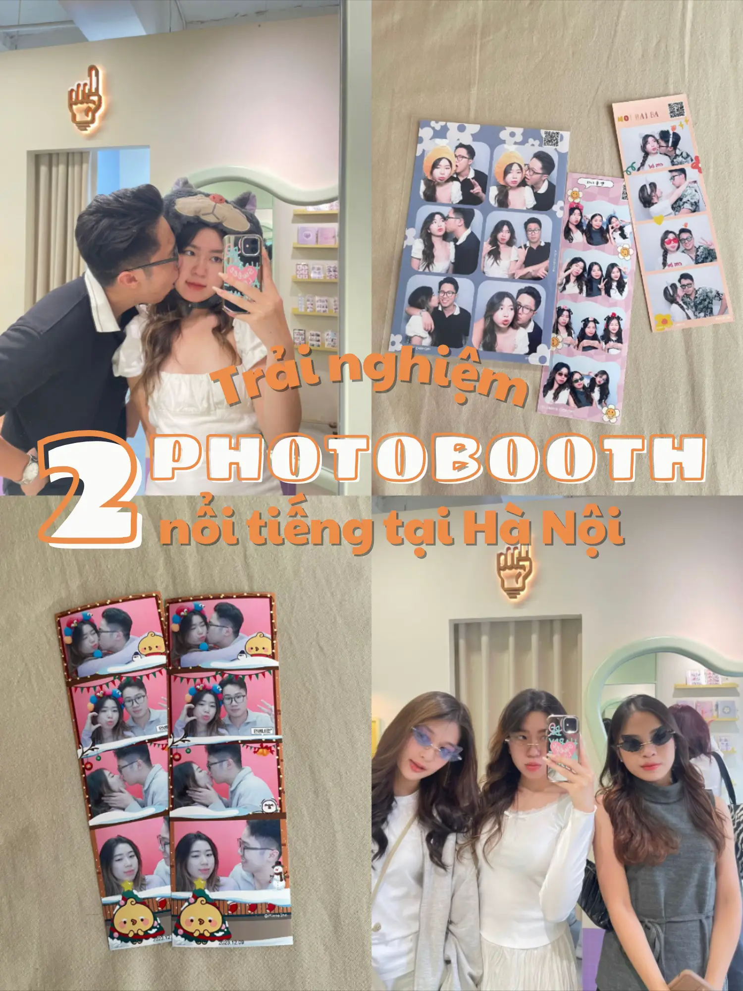So sánh trải nghiệm 2 PHOTOBOOTH nổi tiếng tại HN | Bộ sưu tập do Halle kẹo đăng | Lemon8