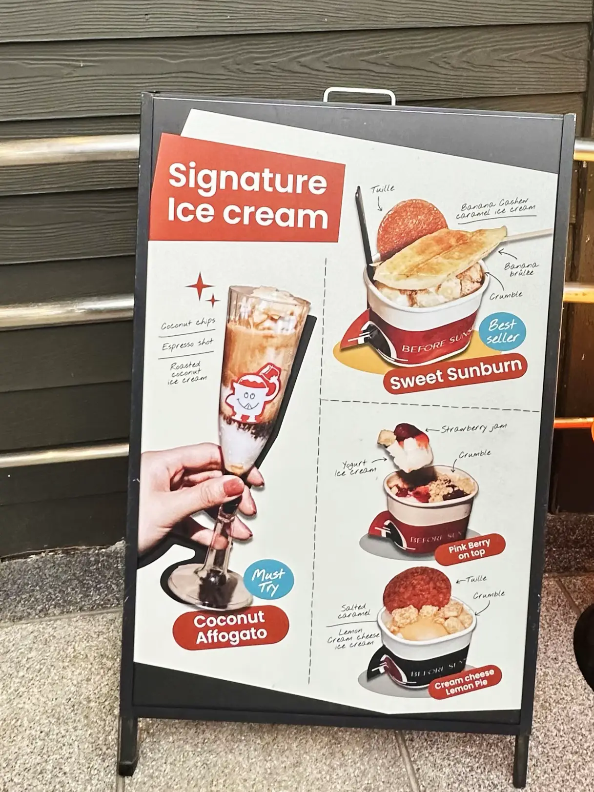 ร้านไอศครีมโฮมเมดวิววัดอรุณ Before Sunset 🍦🌅 | แกลเลอรีที่โพสต์โดย ...