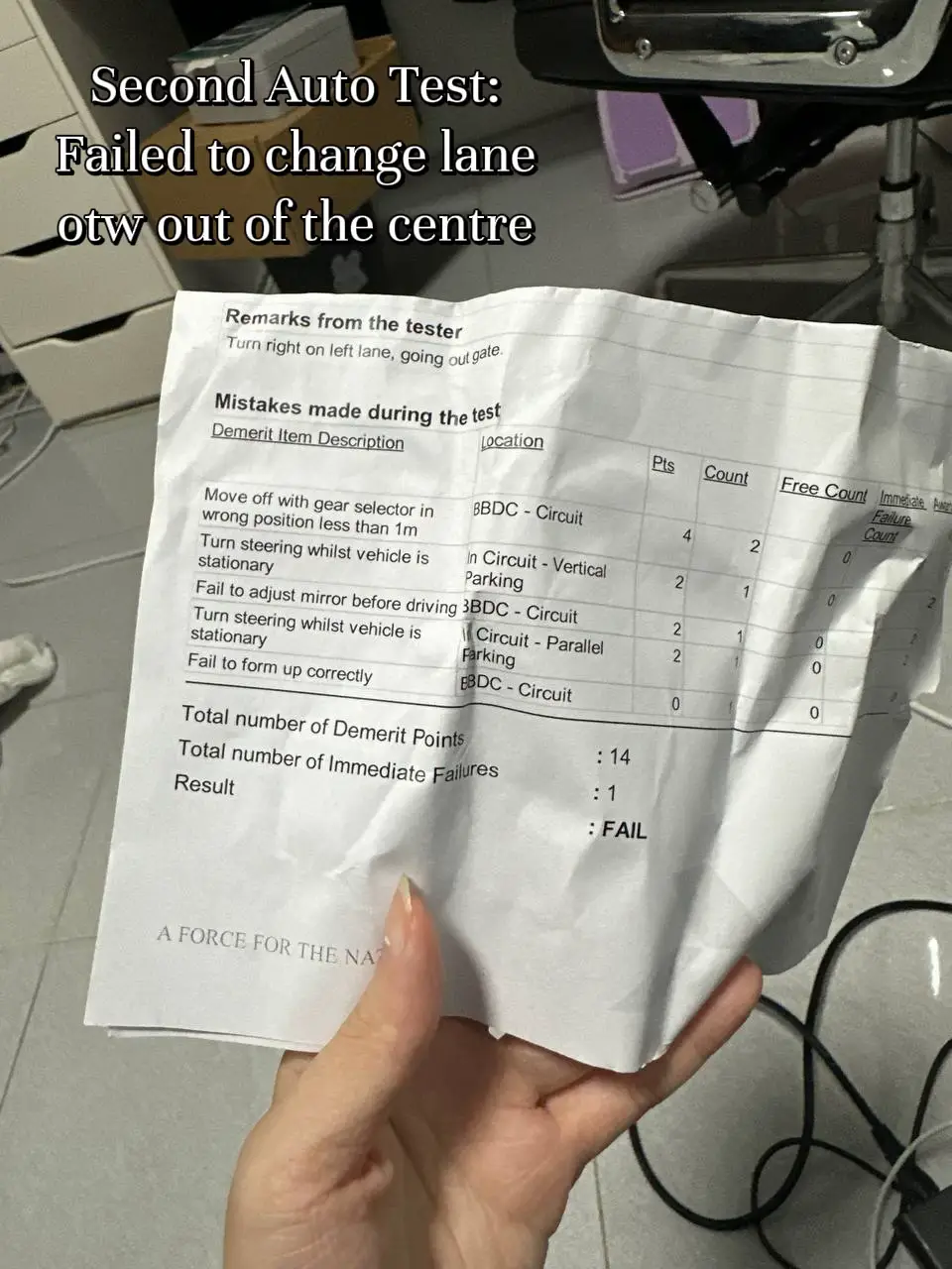 I failed my driving test 4 times..💊 | Gallery posted by Beryl Ong | Lemon8