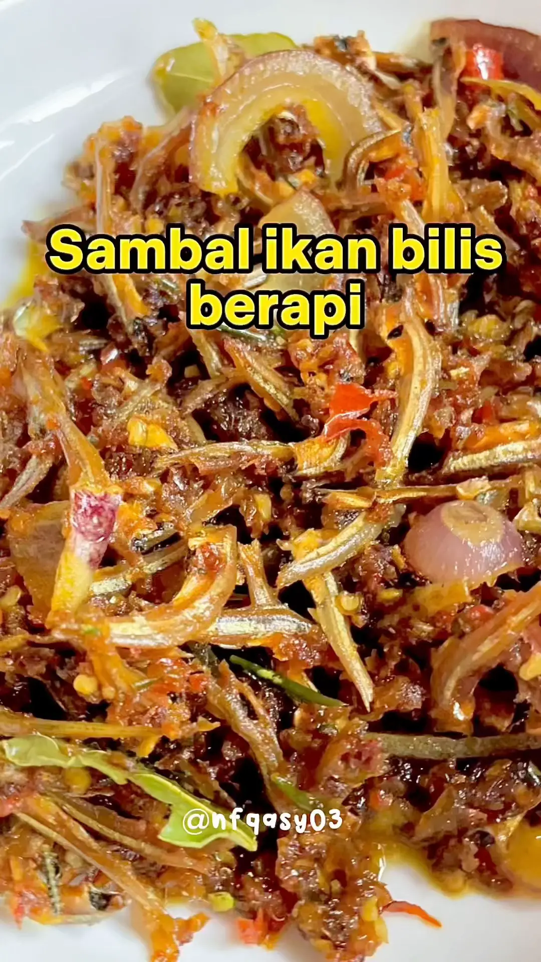 Sambal ikan bilis berapi | Video diterbitkan oleh Nfqasy | Lemon8