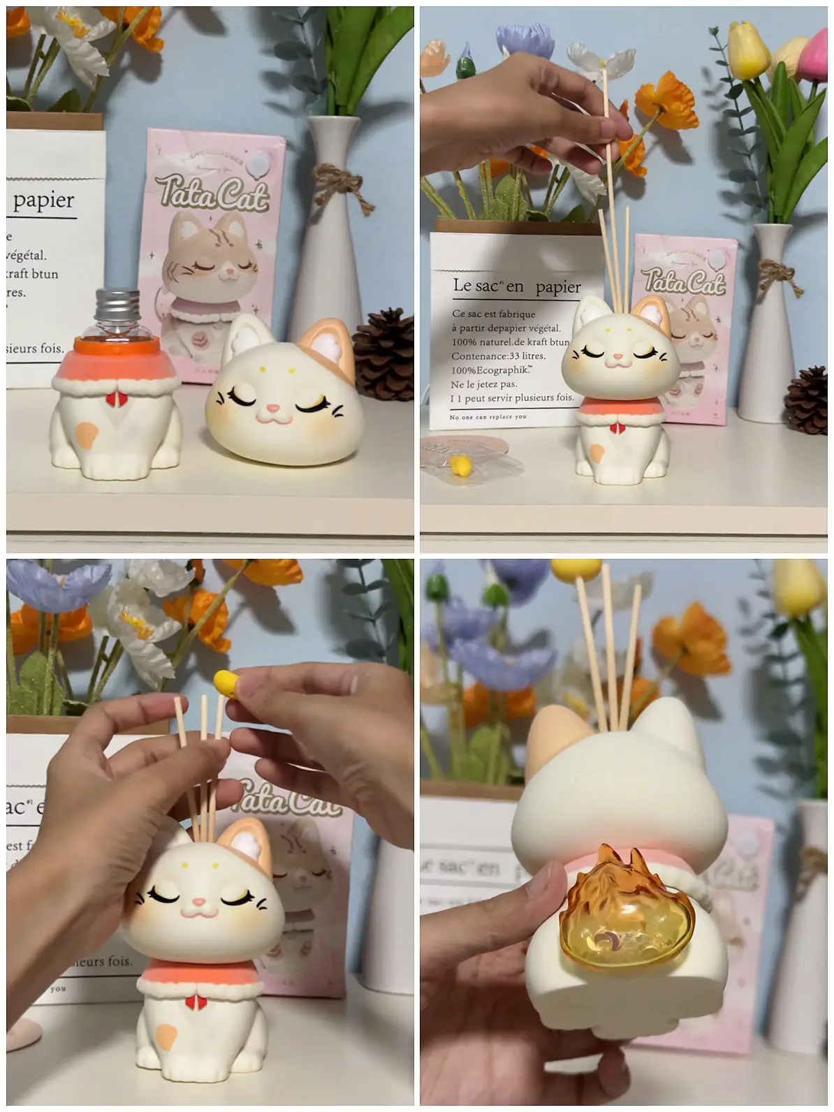 กล่องจุ่มก้านหอม Scent Diffuser - Tata Cat 🐱 | แกลเลอรีที่โพสต์โดย ...