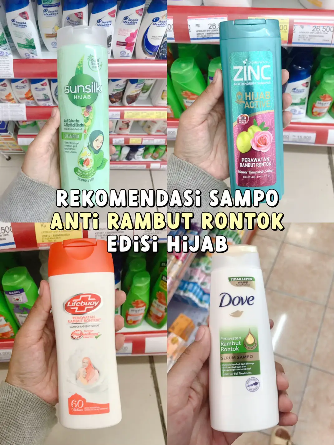 Rekomendasi sampo anti rambut rontok edisi hijab | Galeri diposting ...