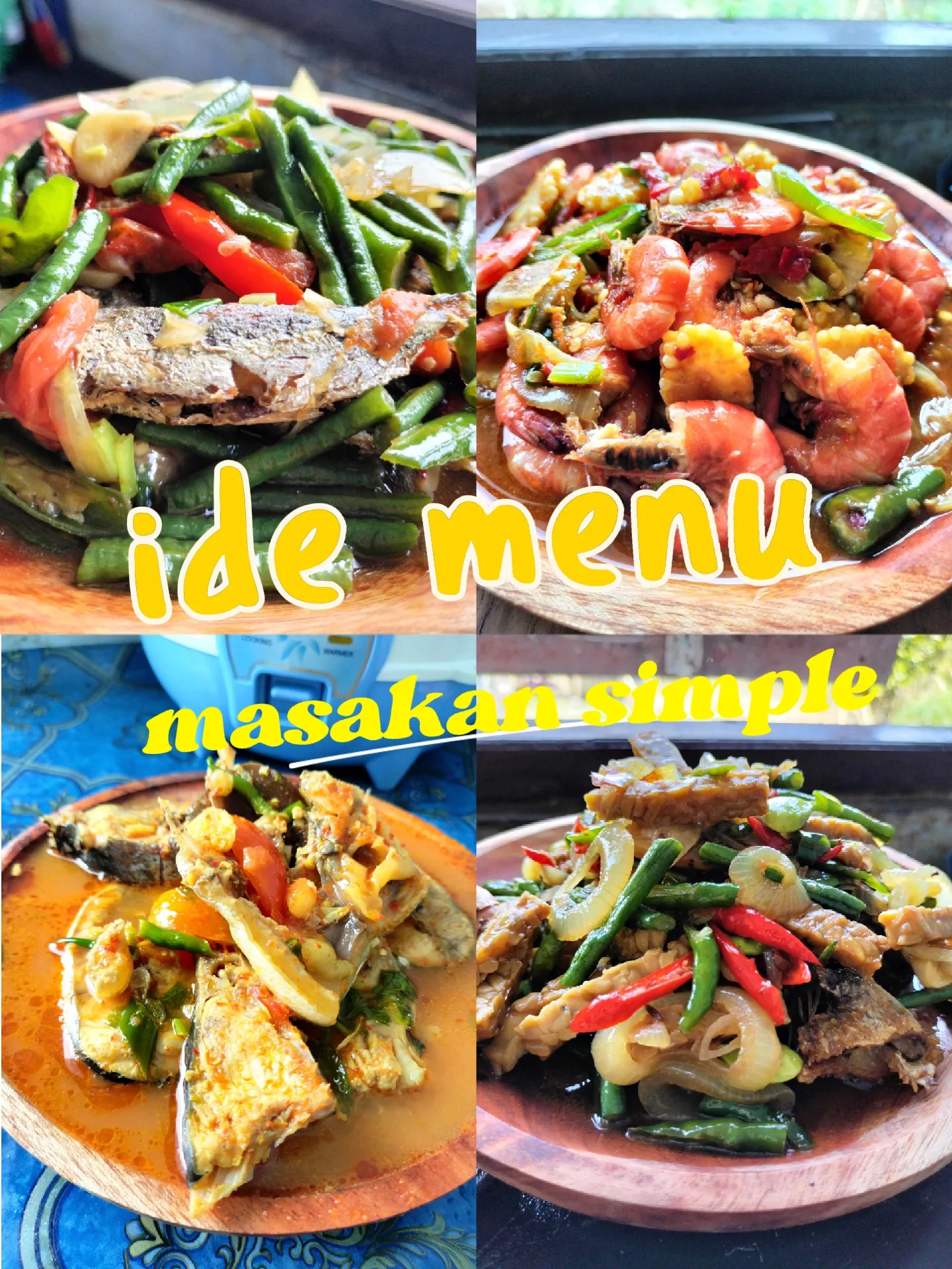 ide menu masakan simple | Galeri diposting oleh MamaNadine | Lemon8