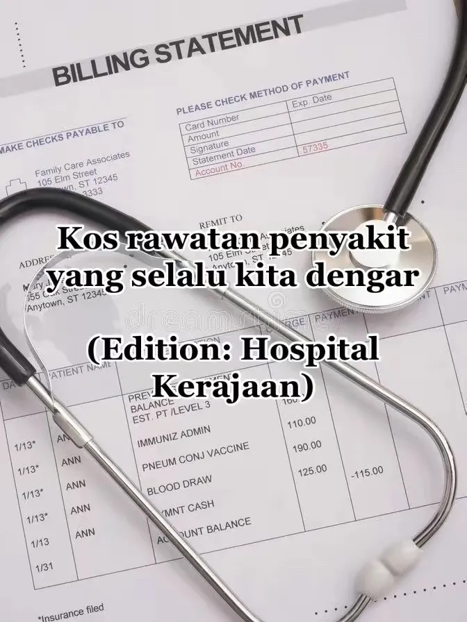 Kos Rawatan Penyakit (Goverment Edition) | Galeri disiarkan oleh Bae Min Takaful | Lemon8