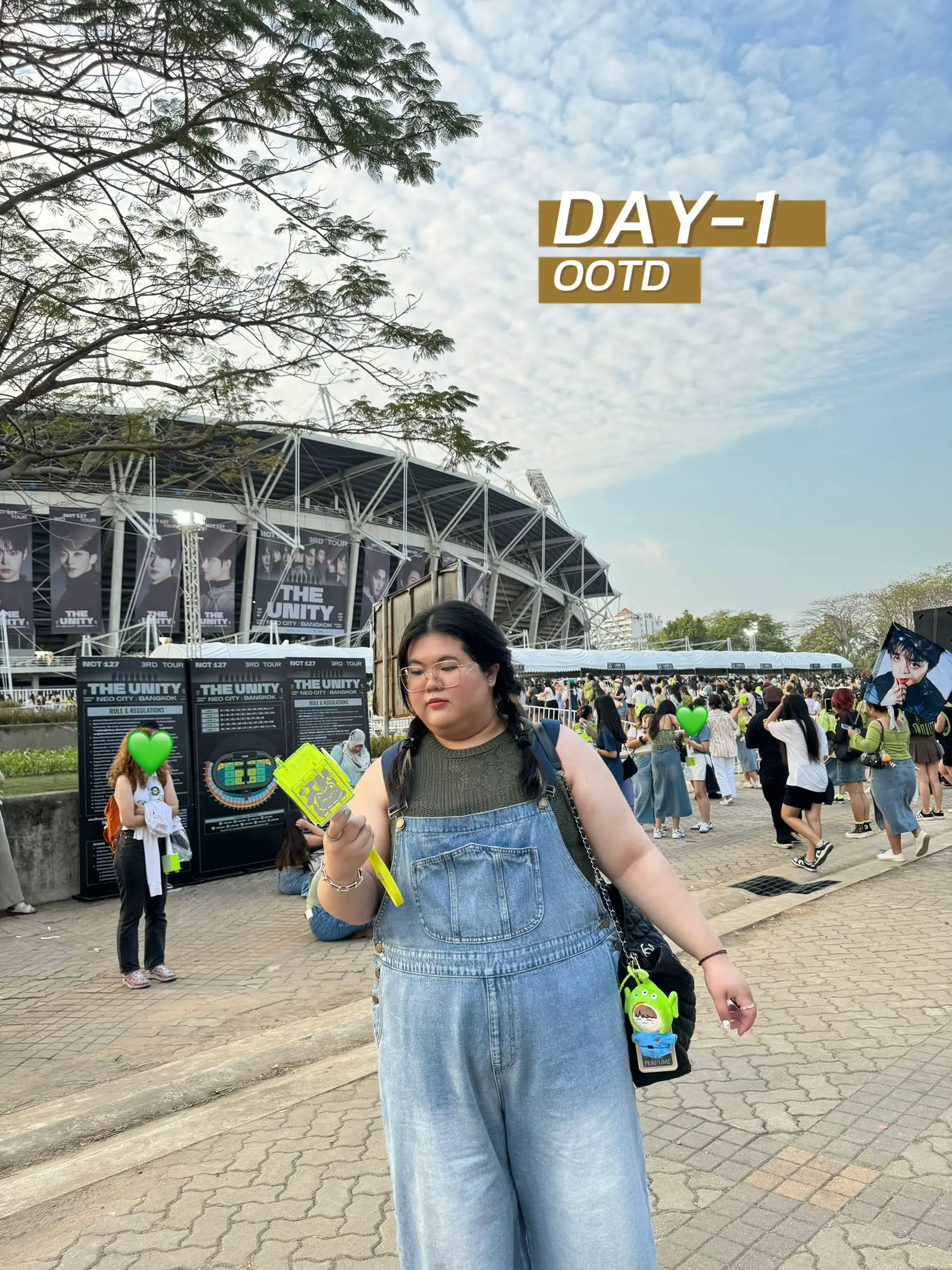 Concert outfit ideas💚 แต่งอะไรไปดูคอน! (Chubby ver.) | แกลเลอรีที่โพสต์โดย Bibithe_butter | Lemon8