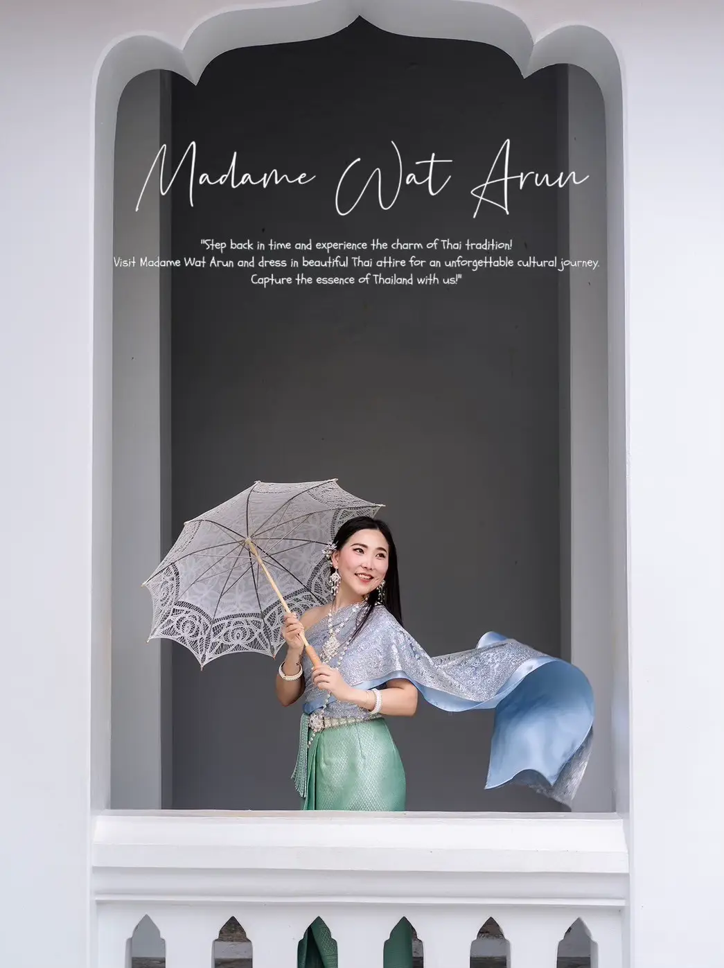 ถ่ายรูปชุดไทยให้สนุก ต้องที่ Madame Wat Arun | แกลเลอรีที่โพสต์โดย madamewatarun | Lemon8