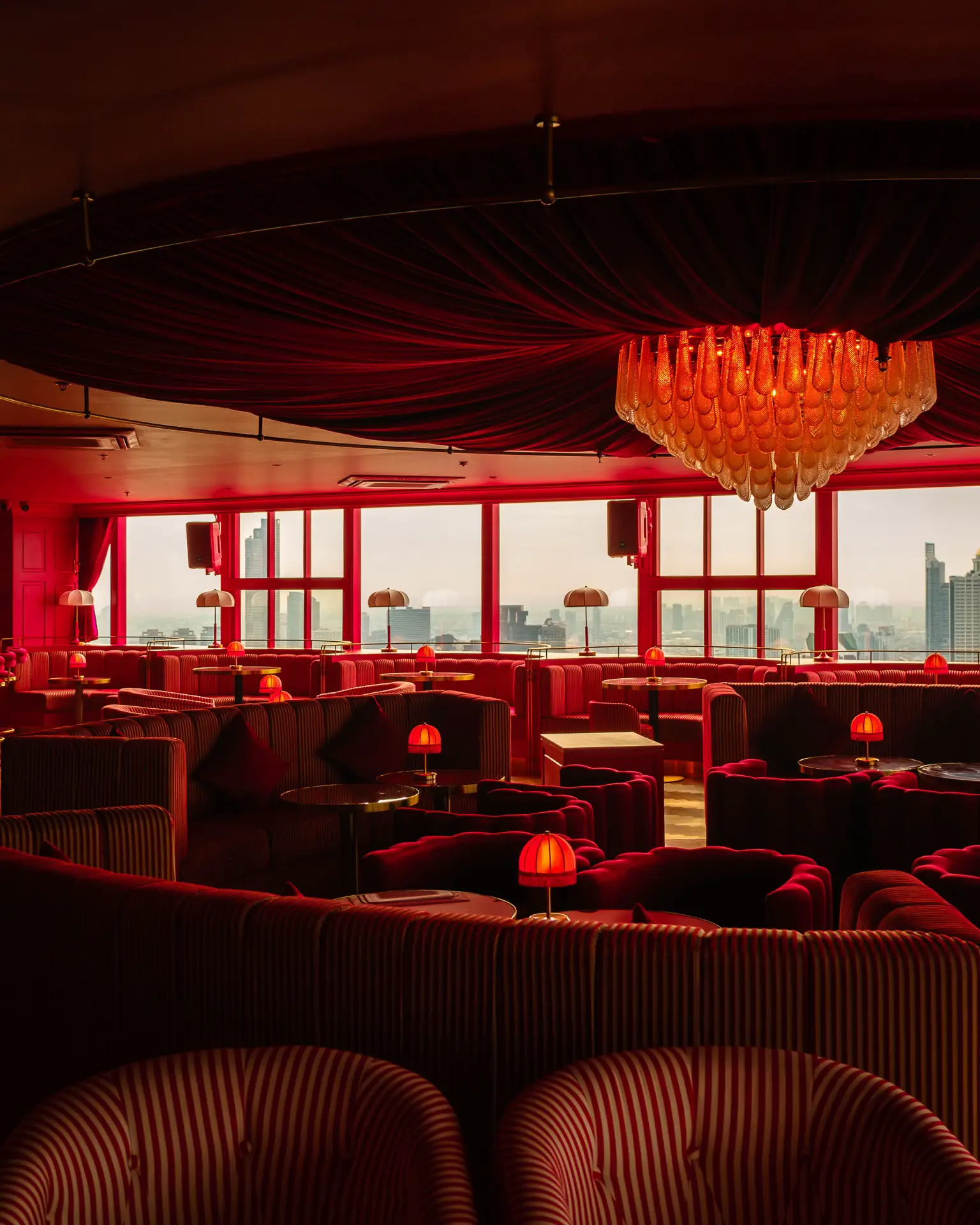 Invitation Only Exclusive Cocktail Bar Panoramic View on High Rise 🍹 ...