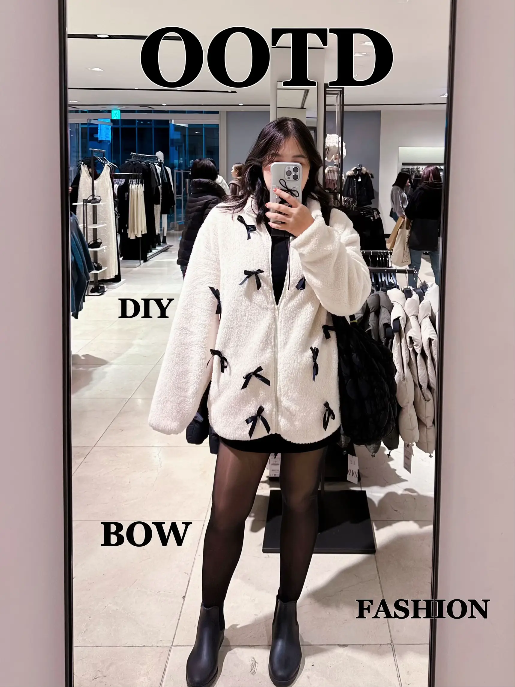 Outfit Ideaหน้าหนาวกับแฟชั่นโบว์สุดฮิต🎀 | แกลเลอรีที่โพสต์โดย G.365 | Lemon8