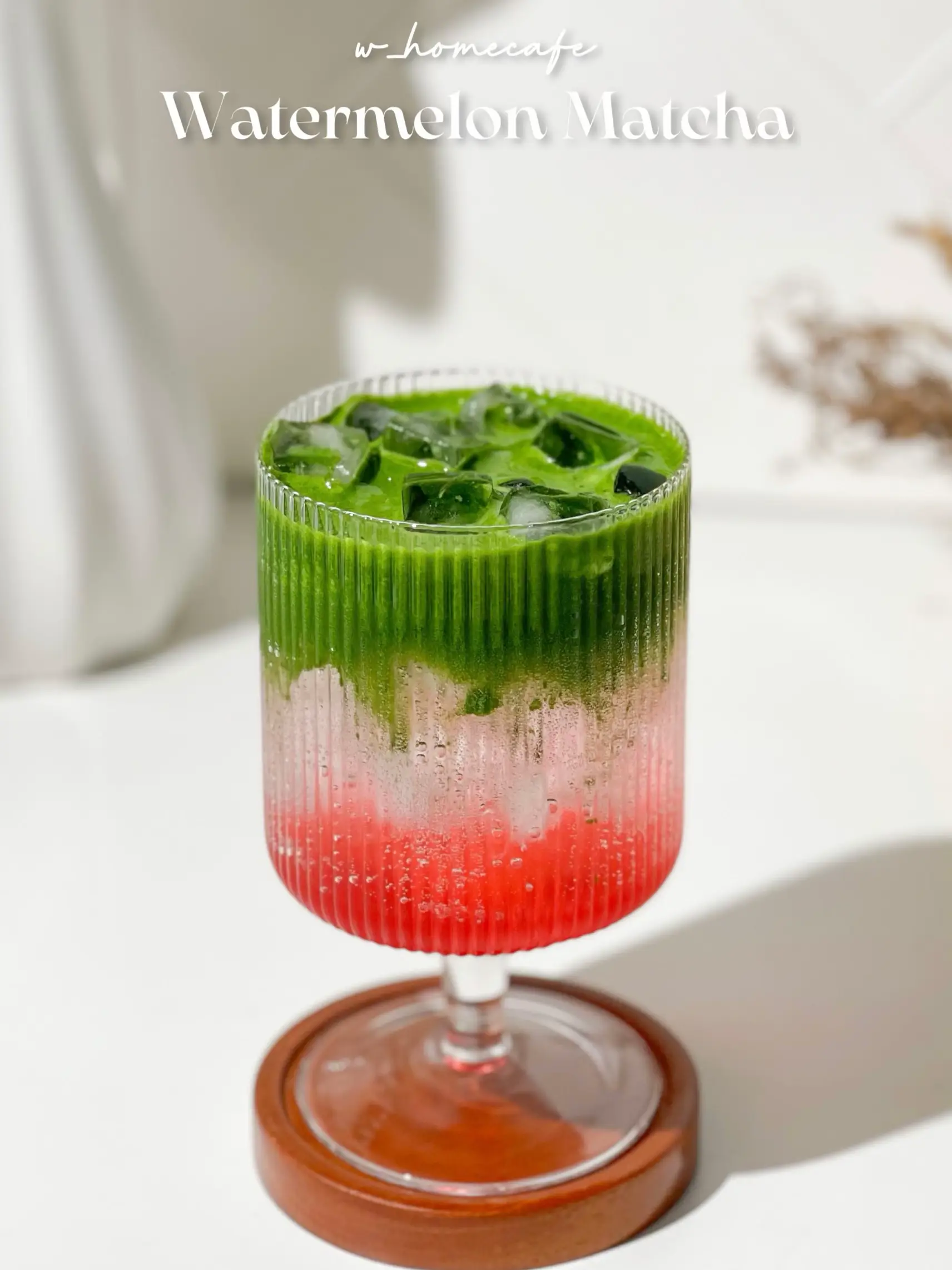 Watermelon Matcha | w_homecafe | Video dipublikasikan oleh w_homecafe | Lemon8