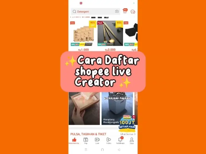 Cara daftar live creator shopee affiliate | Video dipublikasikan oleh ...