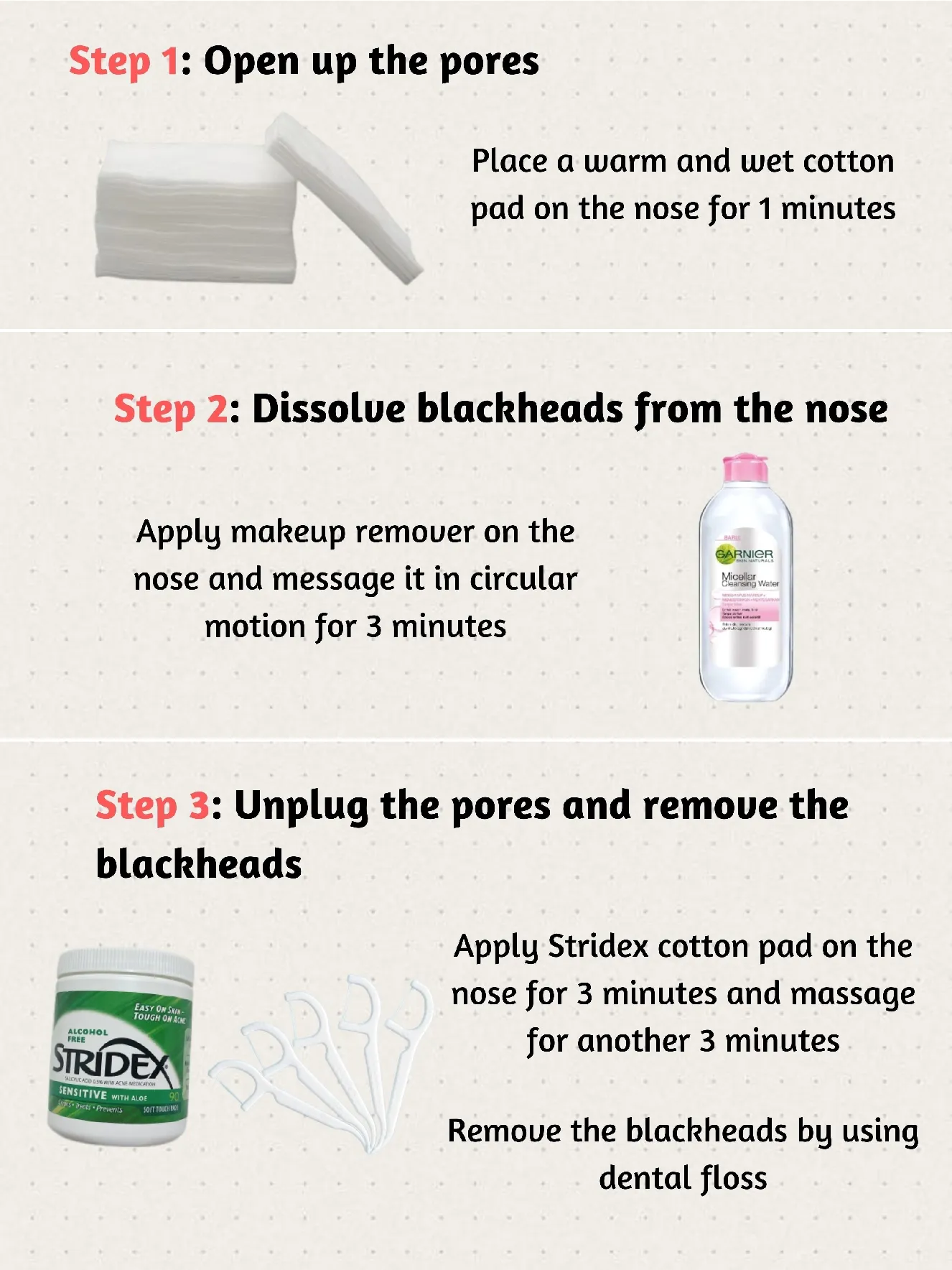 Get rid of blackheads in 3 simple steps | Galeri disiarkan oleh ...