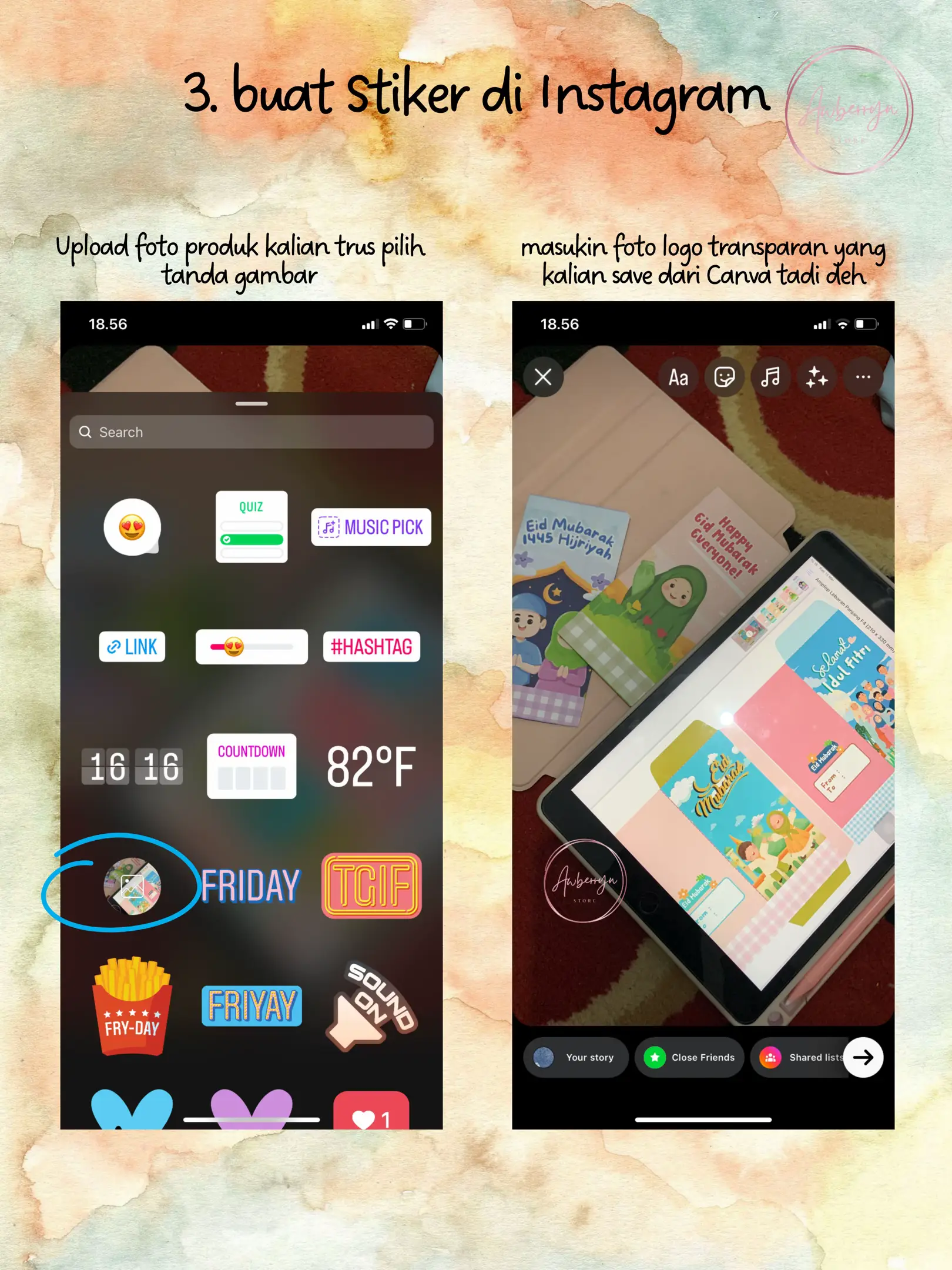 Tutorial buat Stiker Transparan di WA & IG | Galeri diposting oleh ...