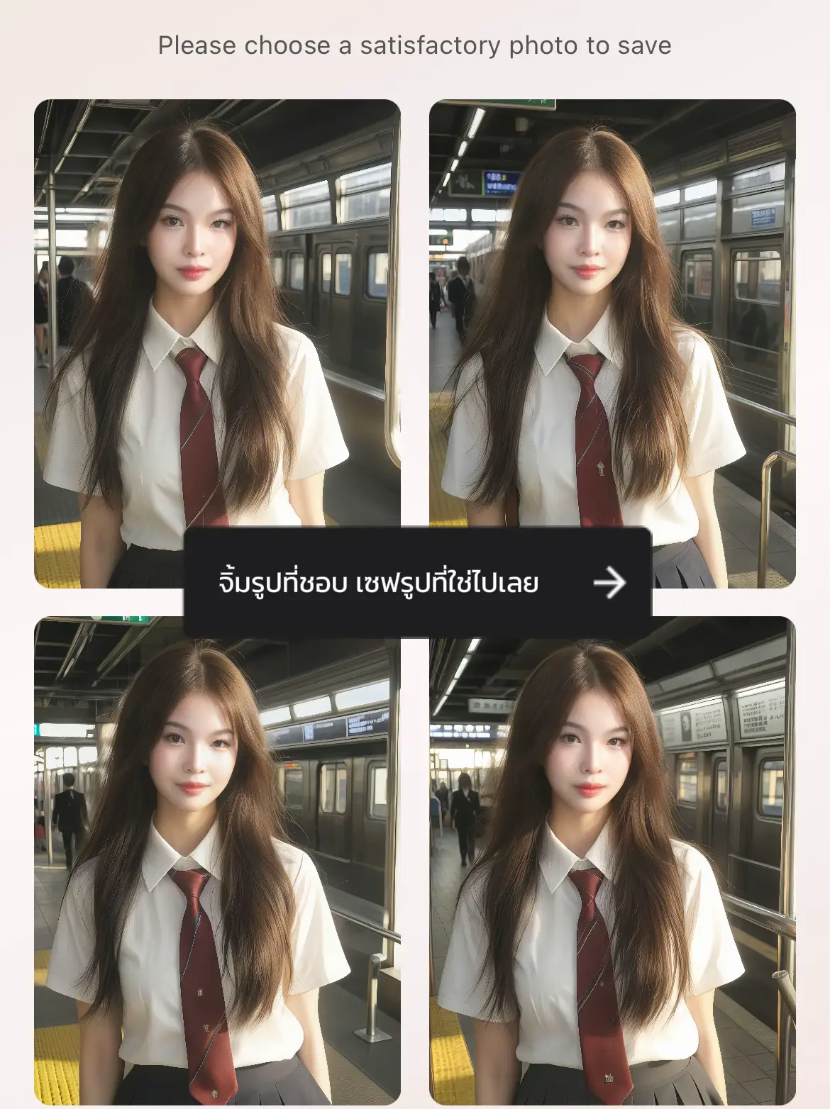 แชร์ลูกเล่นใหม่ feature AI แอพ Meitu 🤖🤖 | แกลเลอรีที่โพสต์โดย pimma 🦢🕯️ | Lemon8