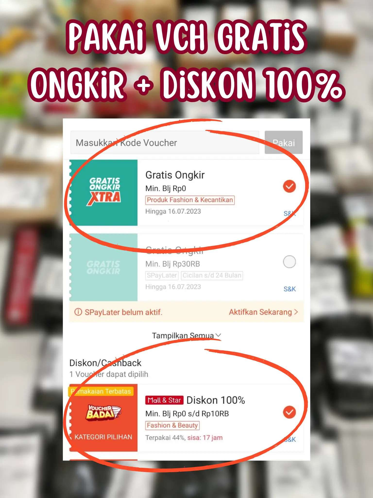 KLAIM VCH SHOPEE SKRG SUPAYA BSA BELANJA GRATIS😱‼️ | Galeri diposting oleh 𝓙𝓸𝓬𝓮𝓵𝔂𝓷 | Lemon8
