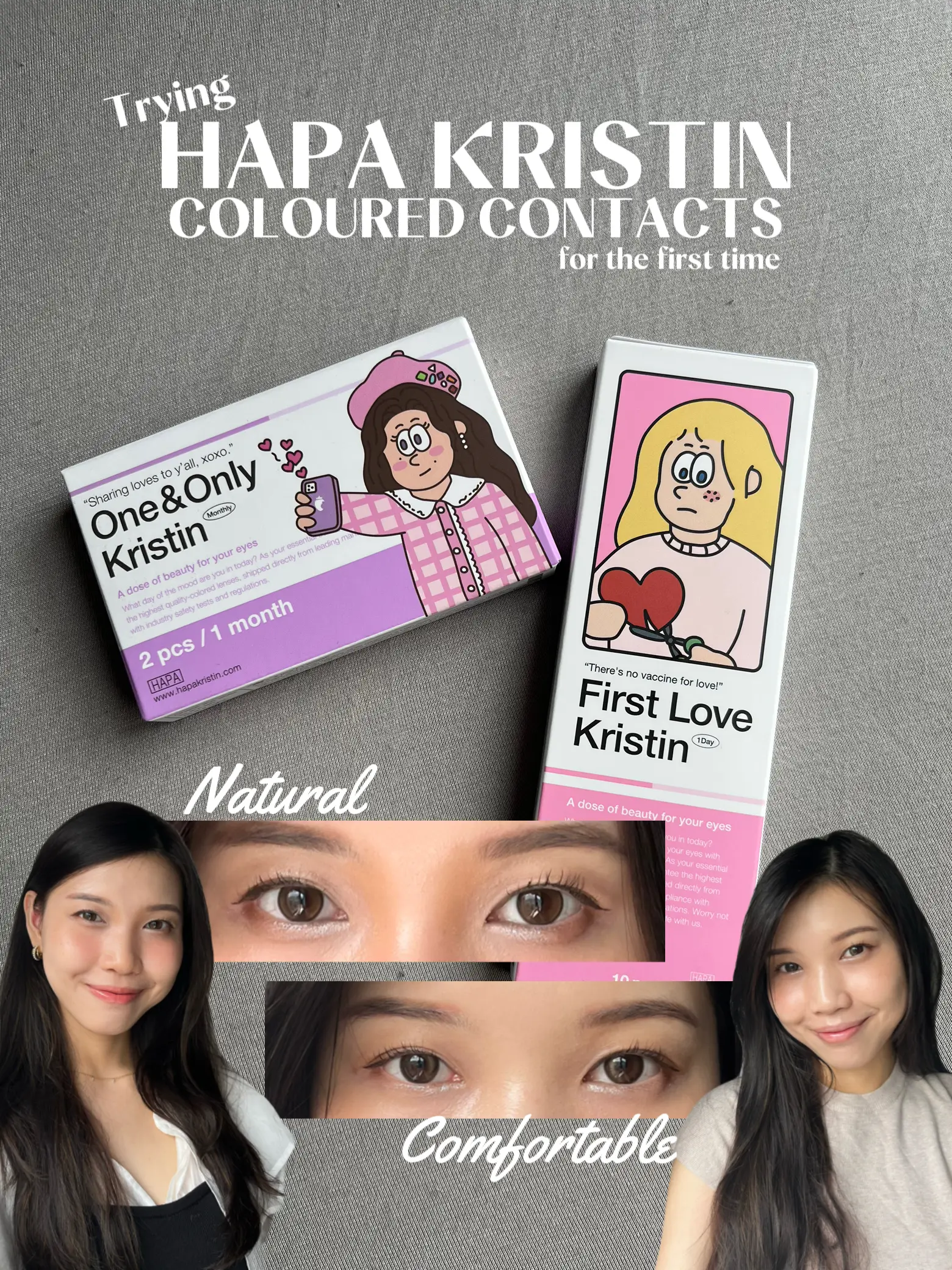 tried hapa kristin contacts for the first time😍 | Gallery posted by ...