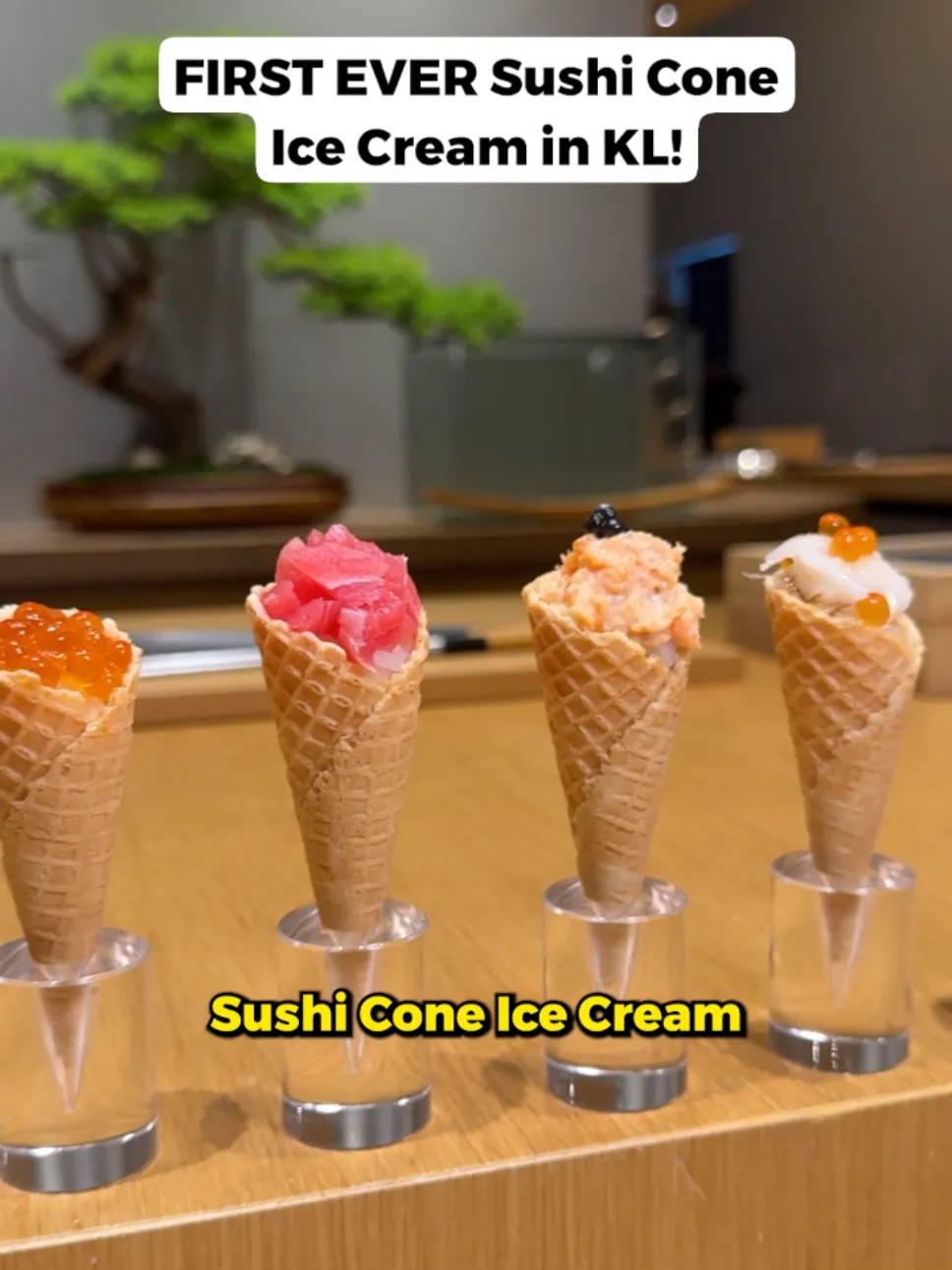 First Ever Sushi Cone Ice Cream in KL! | Video diterbitkan oleh MFT ...