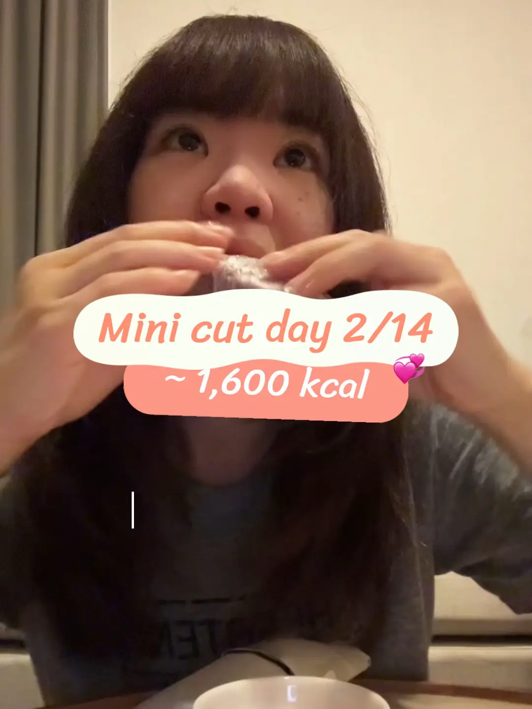 Mini Cut day 2/14 | วิดีโอที่เผยแพร่โดย Sasas.diary | Lemon8