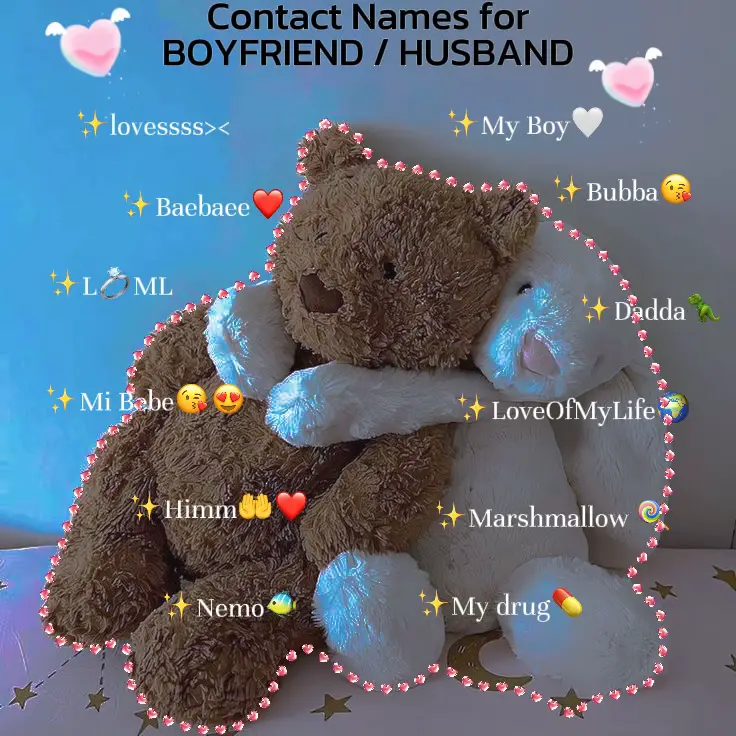 Contact Names for BOYFRIEND / HUSBAND | Galeri disiarkan oleh Syisya ...