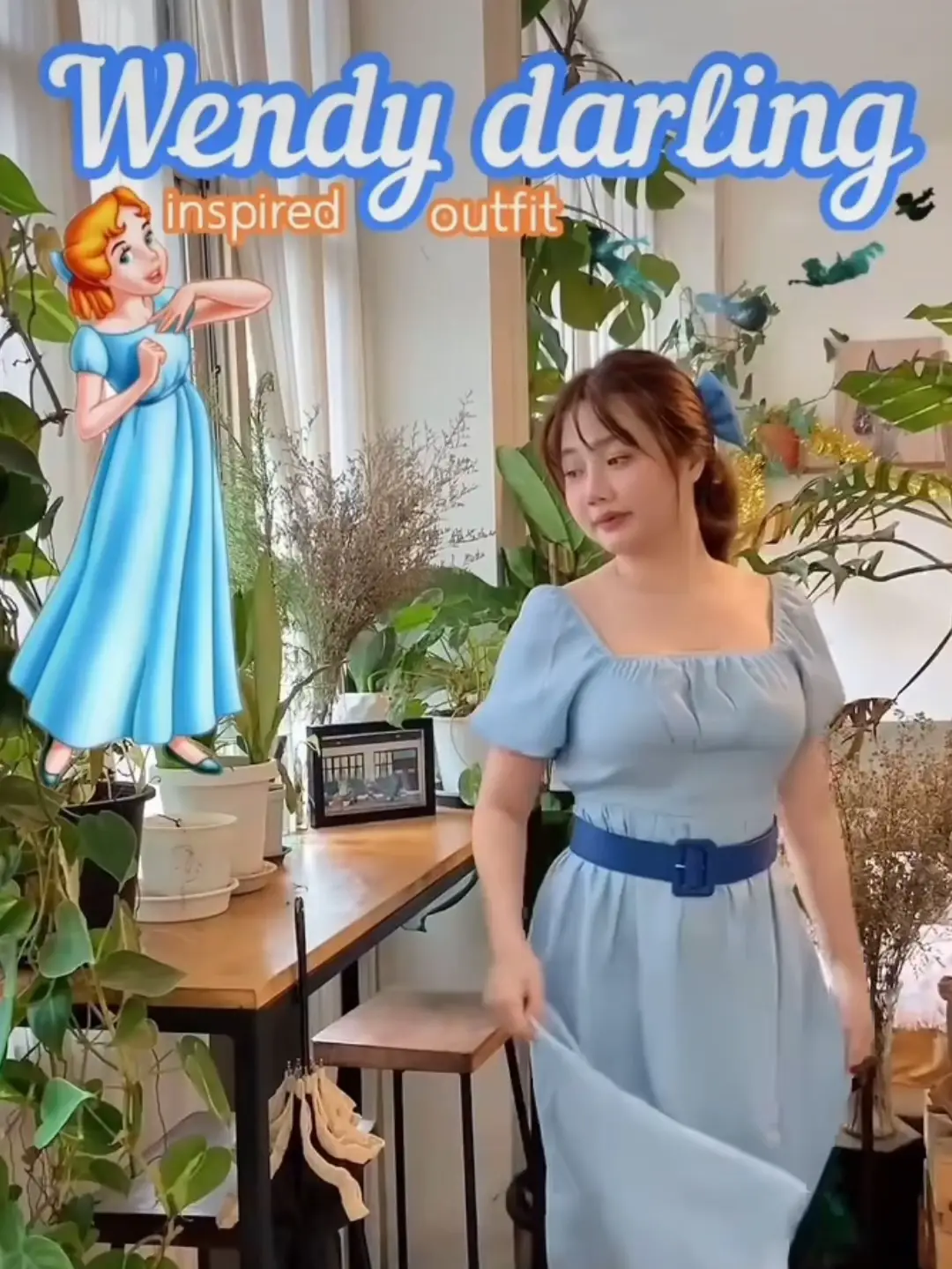 แต่งตัวตามคาแรคเตอร์ Wendy Darling | Peterpan | วิดีโอที่เผยแพร่โดย Piyavadee.ap | Lemon8