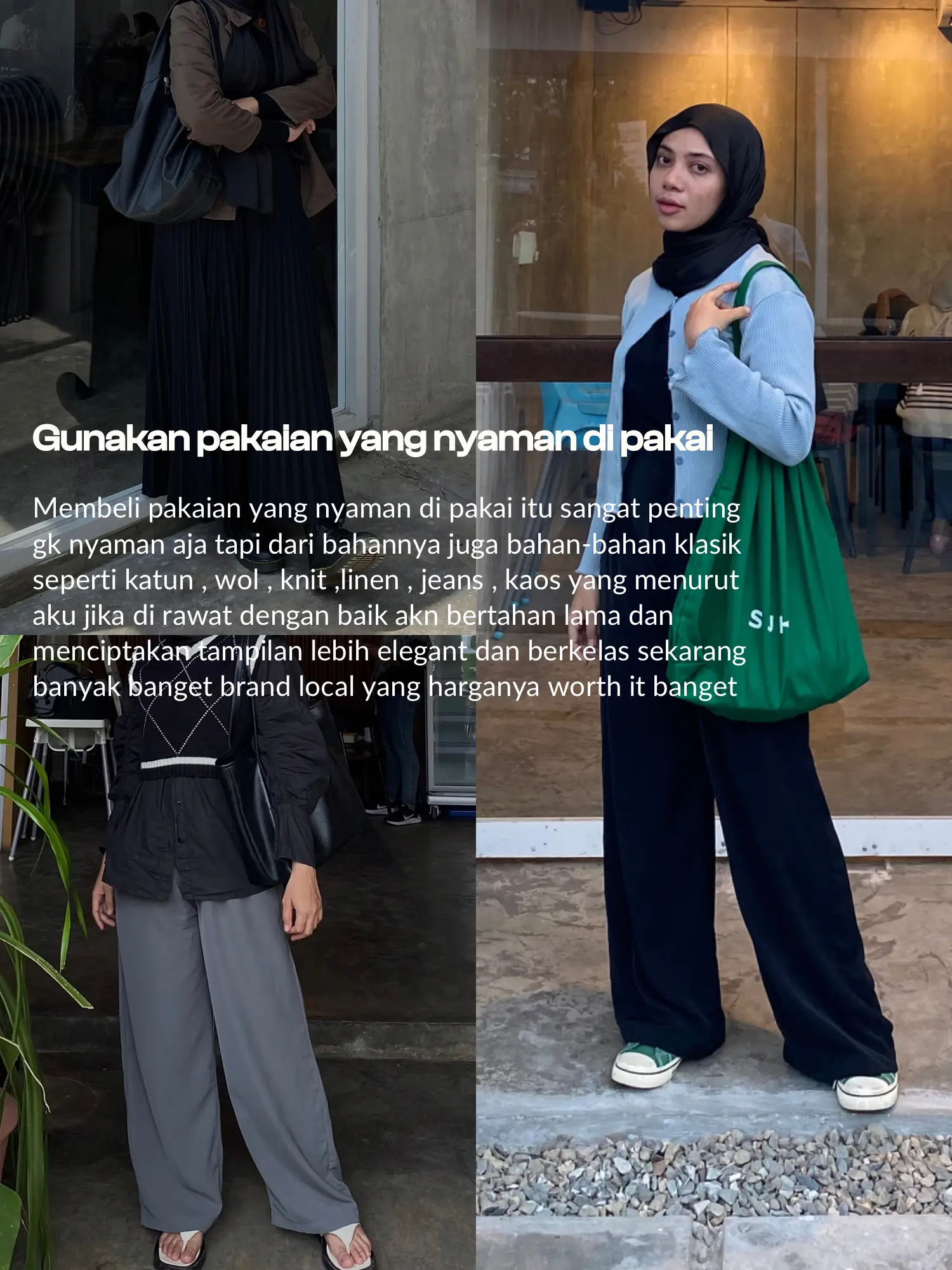 Cara terlihat mahal & stylish tanpa barang branded | Galeri diposting oleh Qoriahtullah🫶🏻 | Lemon8